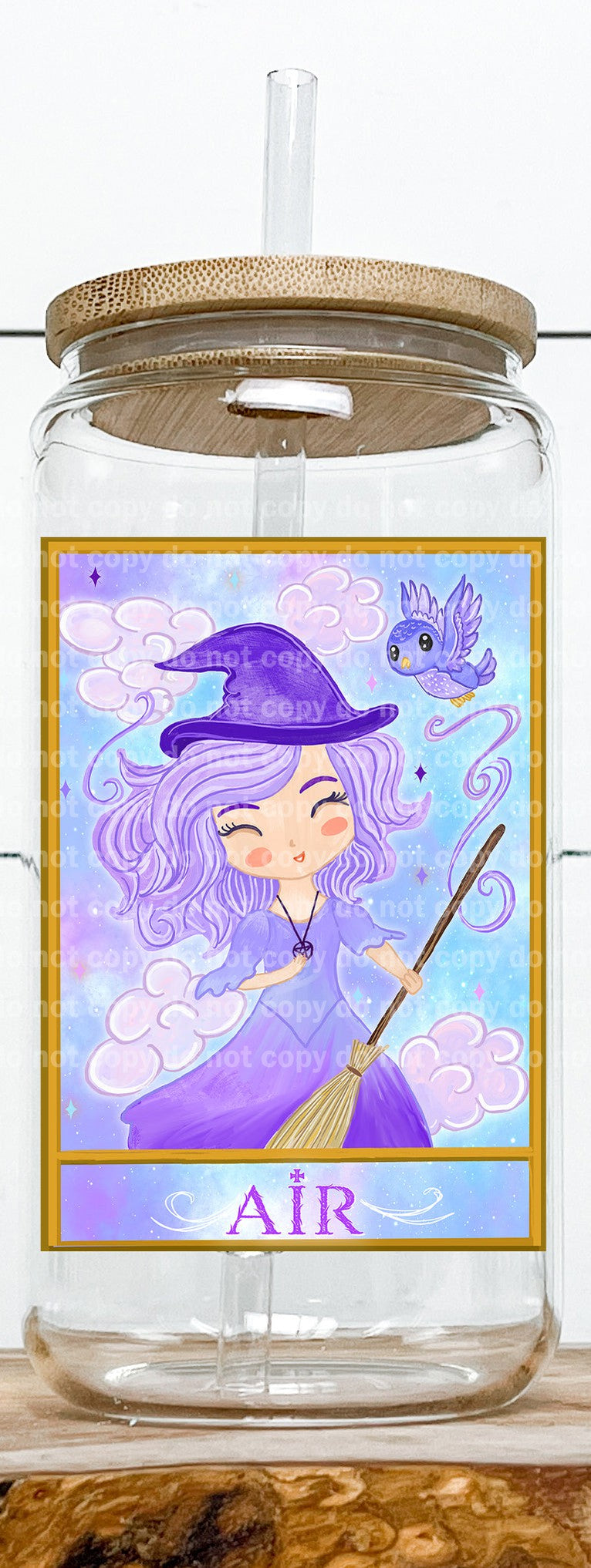 Air Witch Card Decal 3.1 x 4.5 – Puttin on the Printz