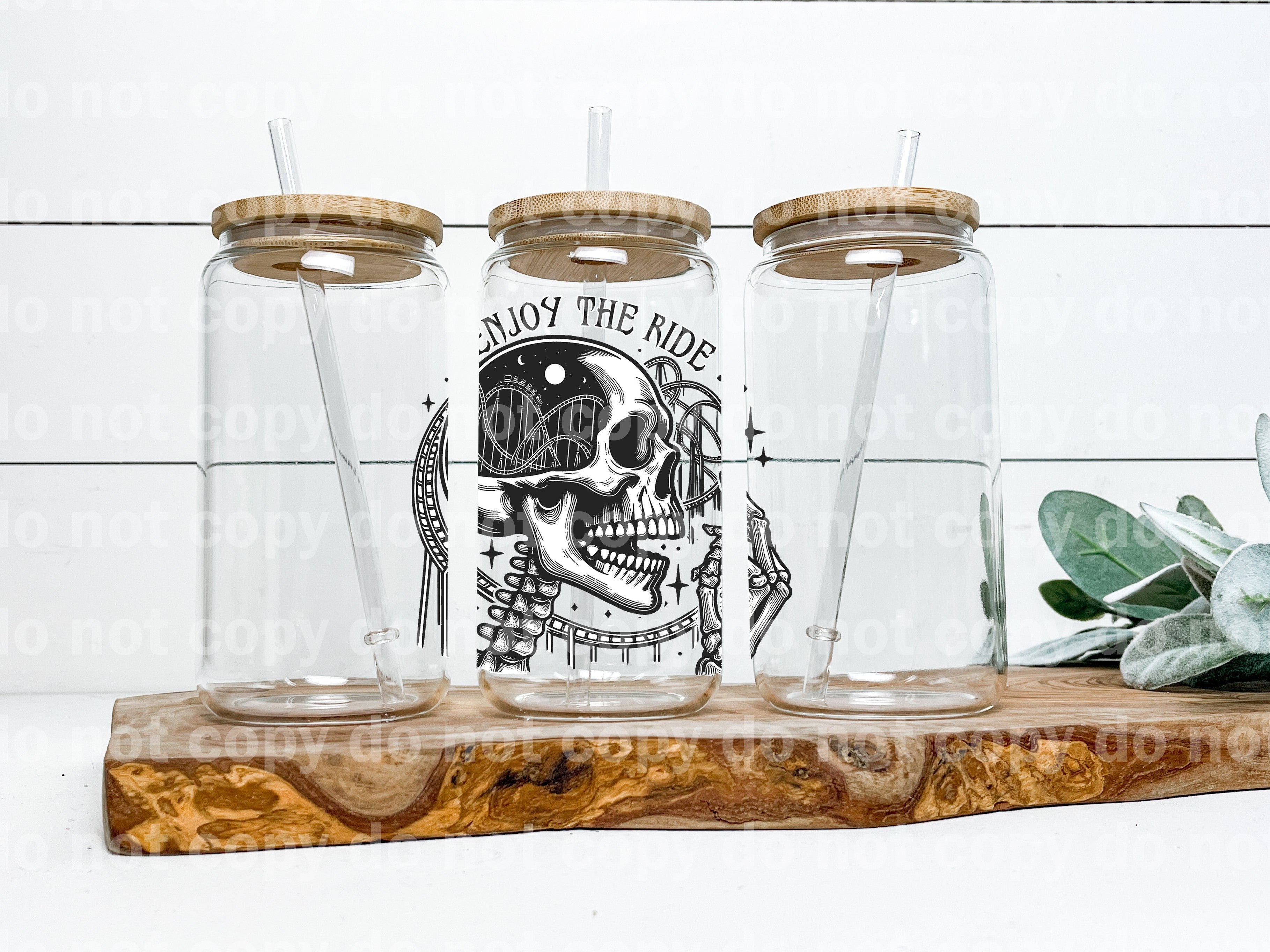 Enjoy The Ride Skellie Decal 3.8 x 3.8 – Puttin on the Printz