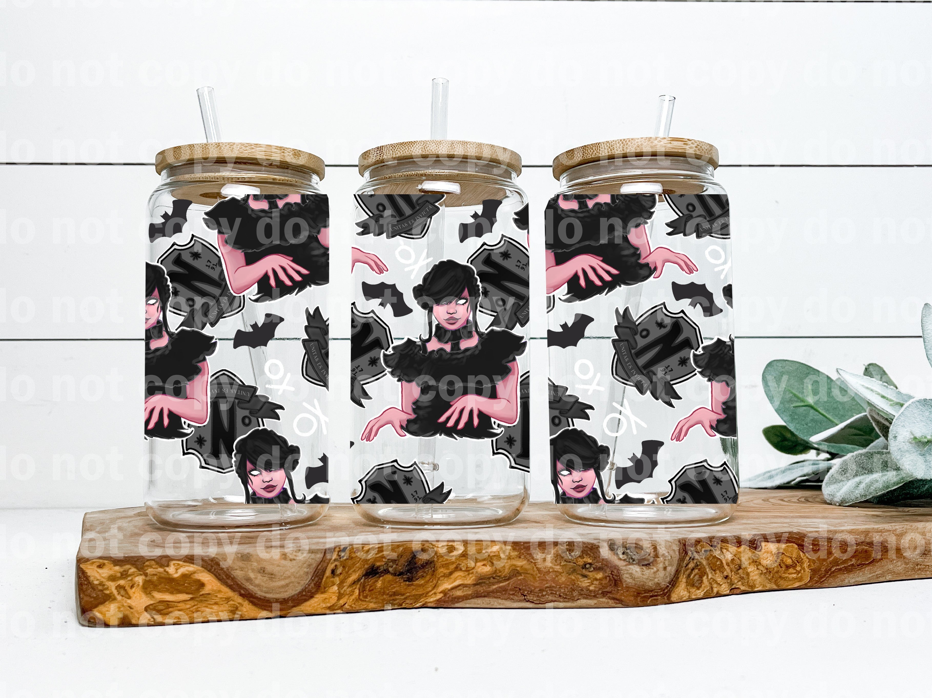 Wednesday Bats 16oz Cup Wrap – Puttin on the Printz