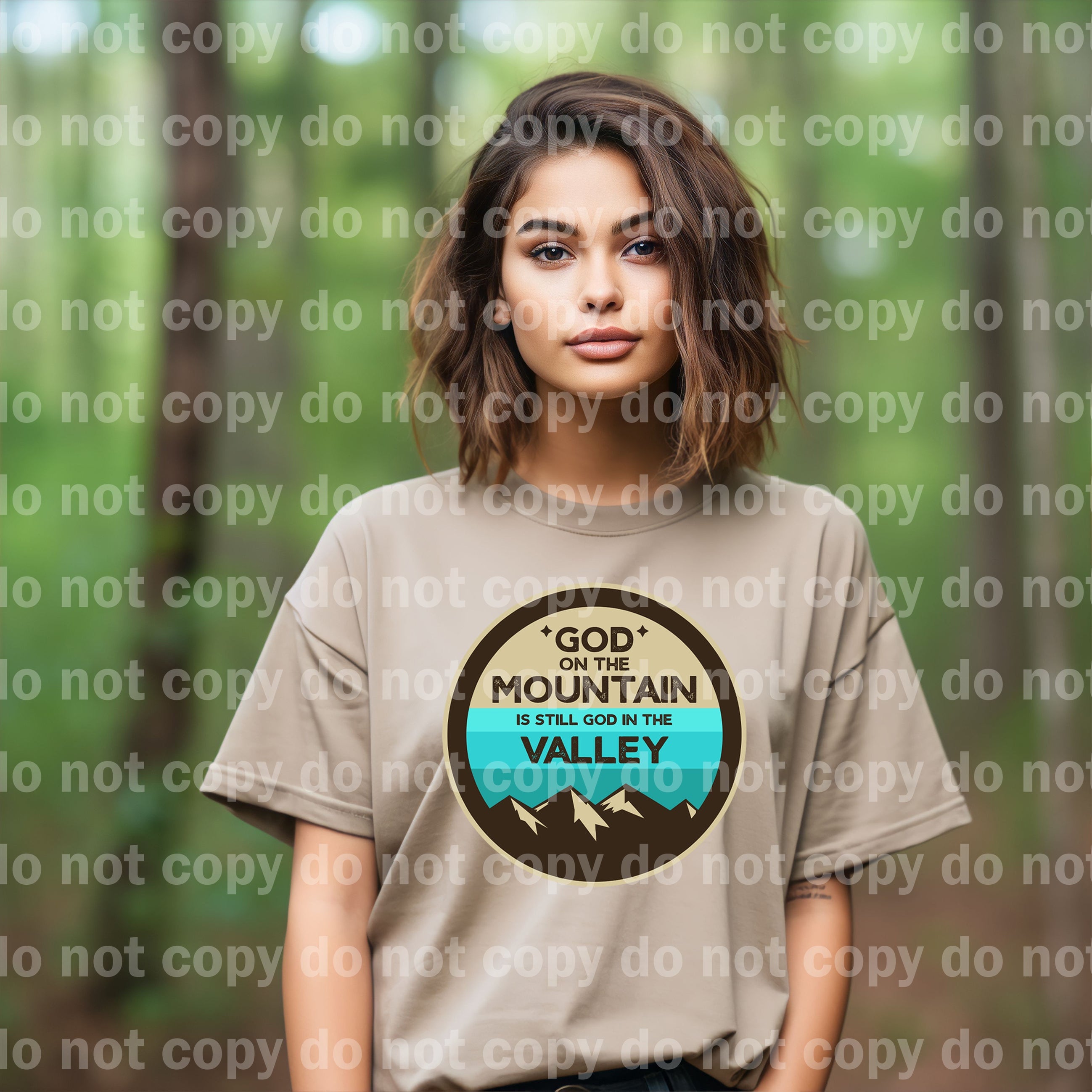 God On The Mountain Is Still God In The Valley Dream Print or Sublimat ...