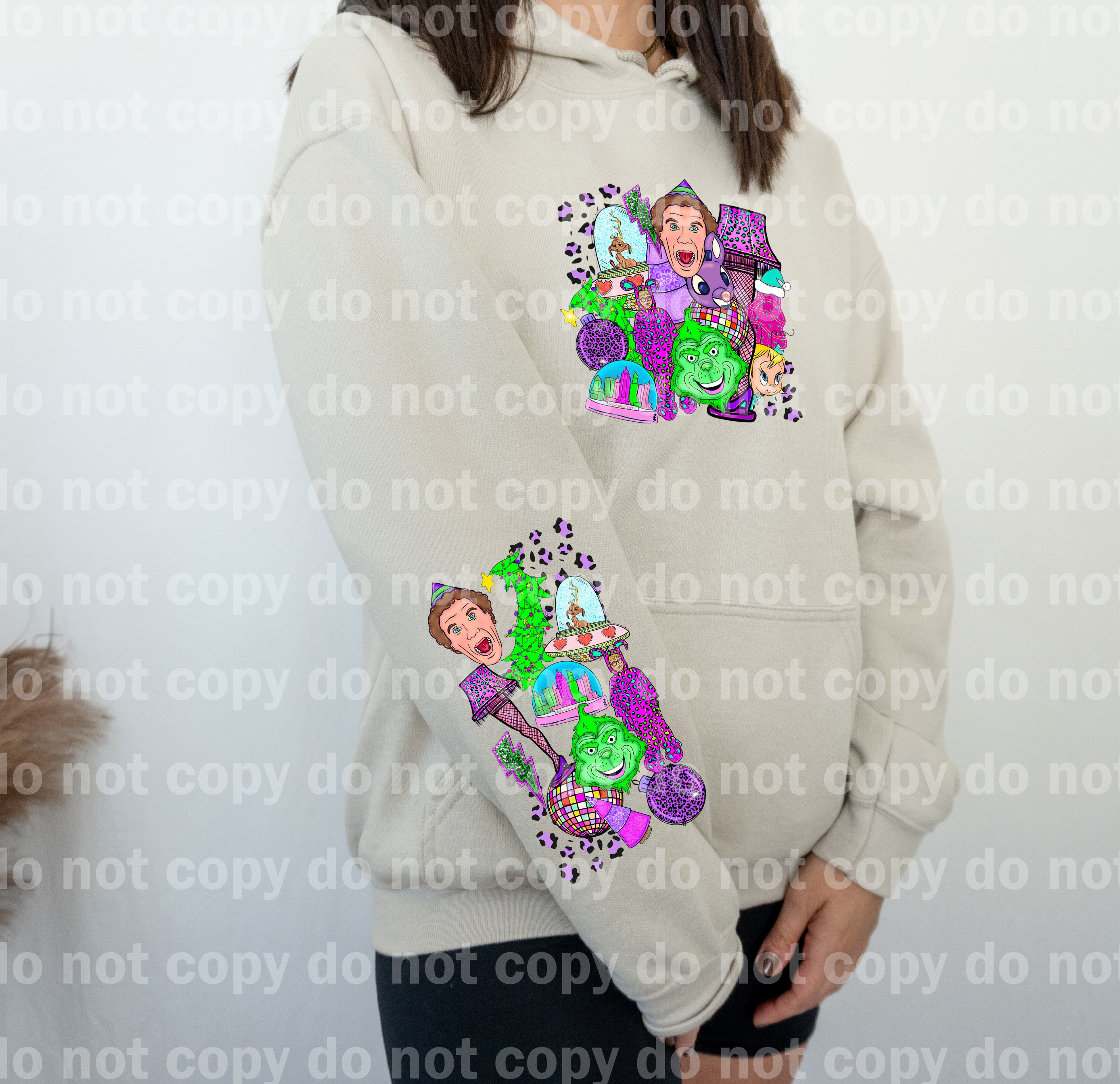 Christmas Mashup with Optional Sleeve Design Dream Print or Sublimatio ...
