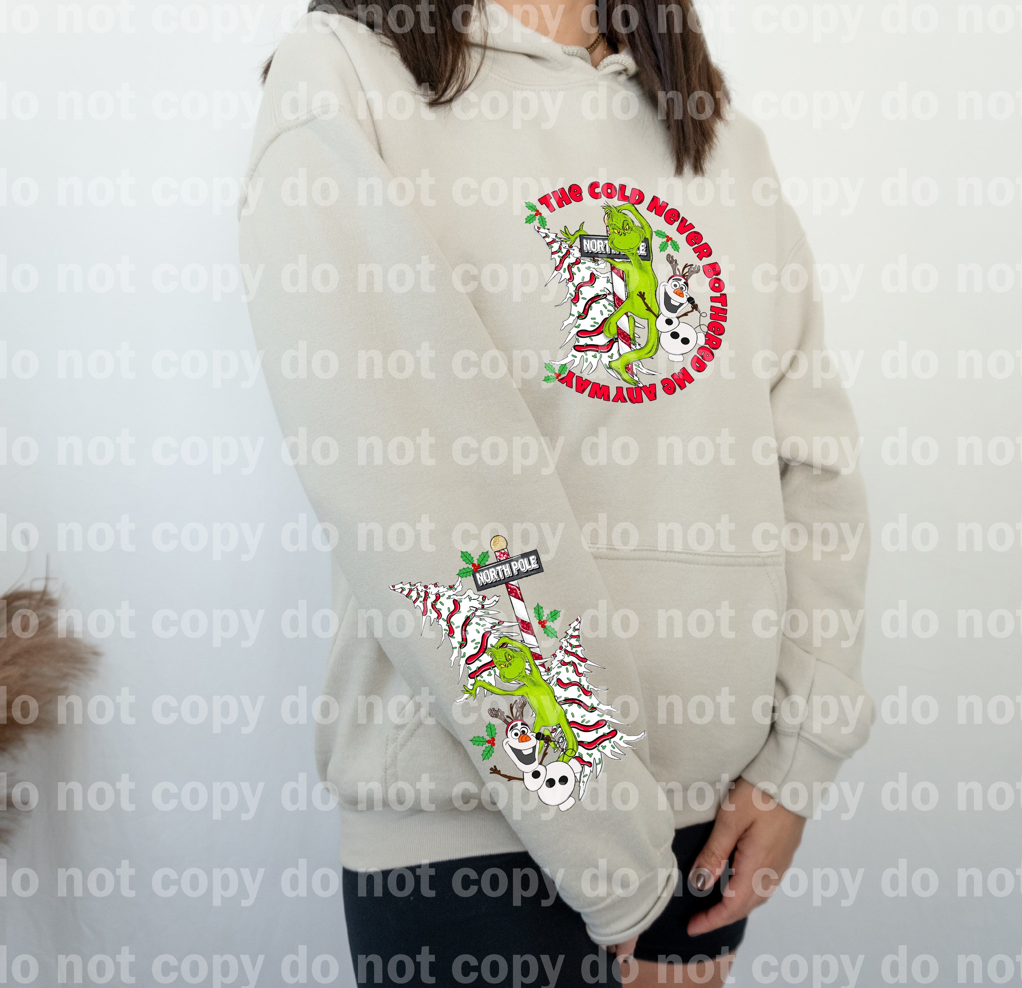 The Cold Never Bothered Me Anyway with Optional Sleeve Design Dream Pr ...