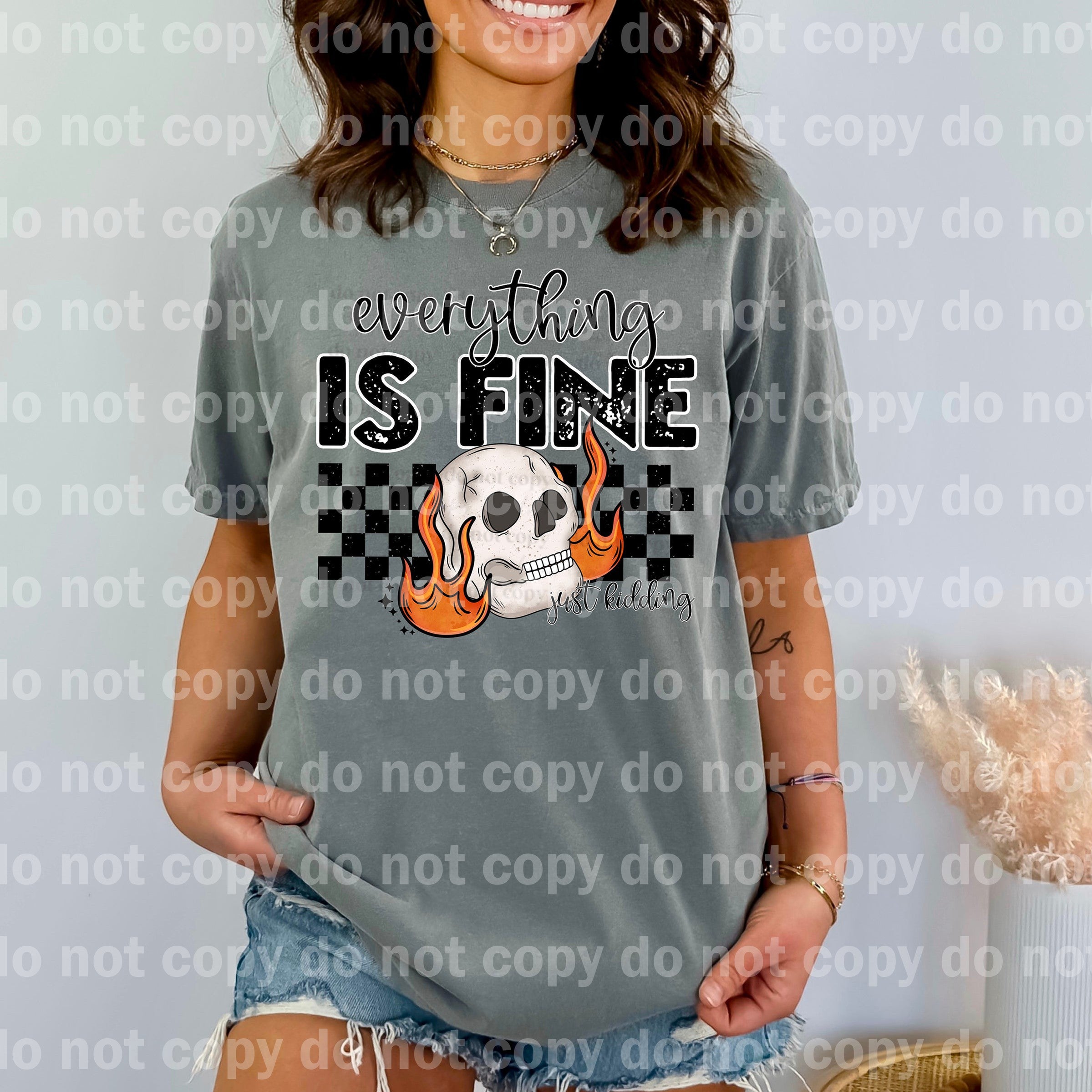 Everything is Fine Just Kidding Black/White – Puttin on the Printz