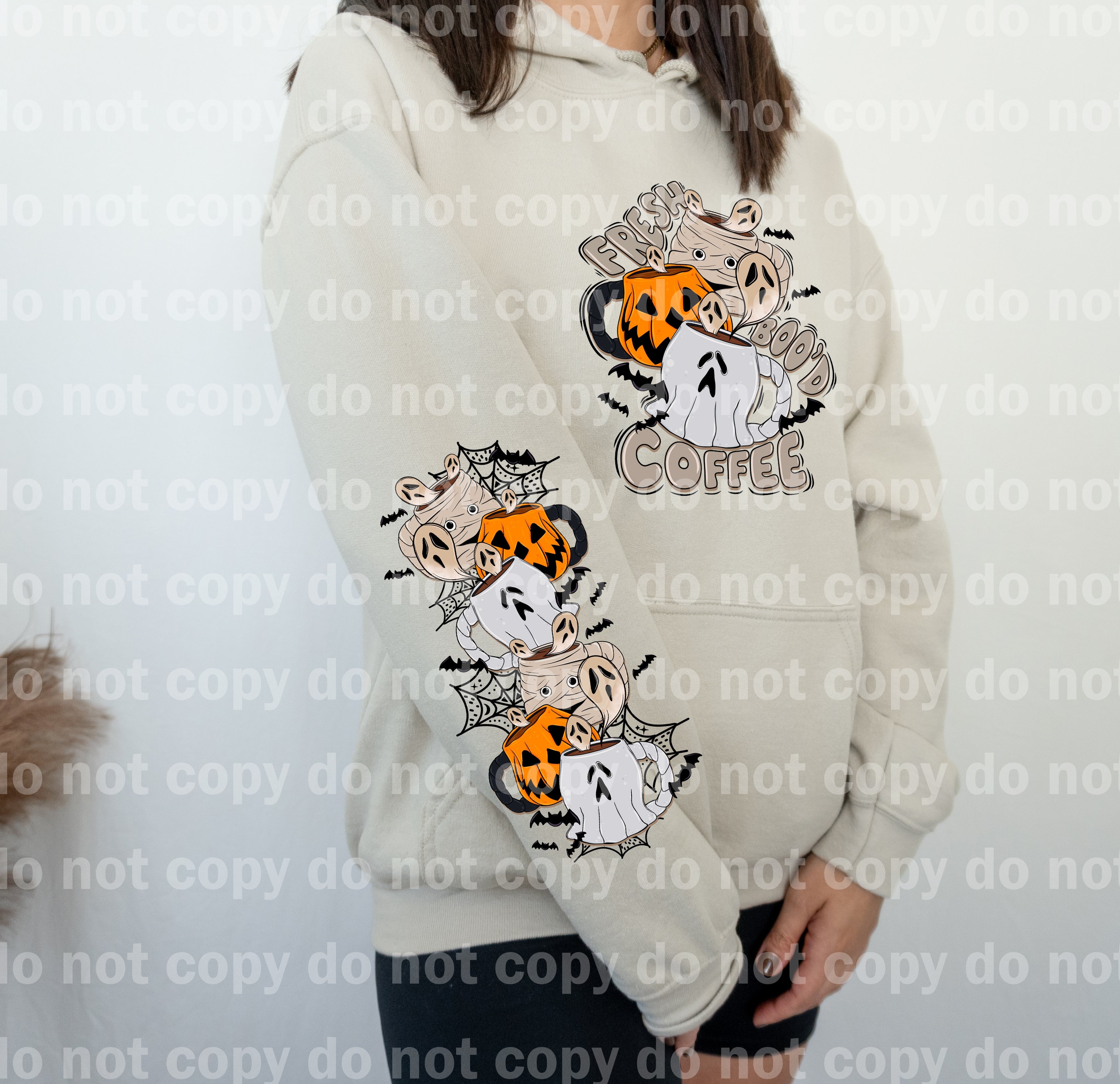 Fresh Boo'd Coffee with Optional Sleeve Design Dream Print or Sublimat ...