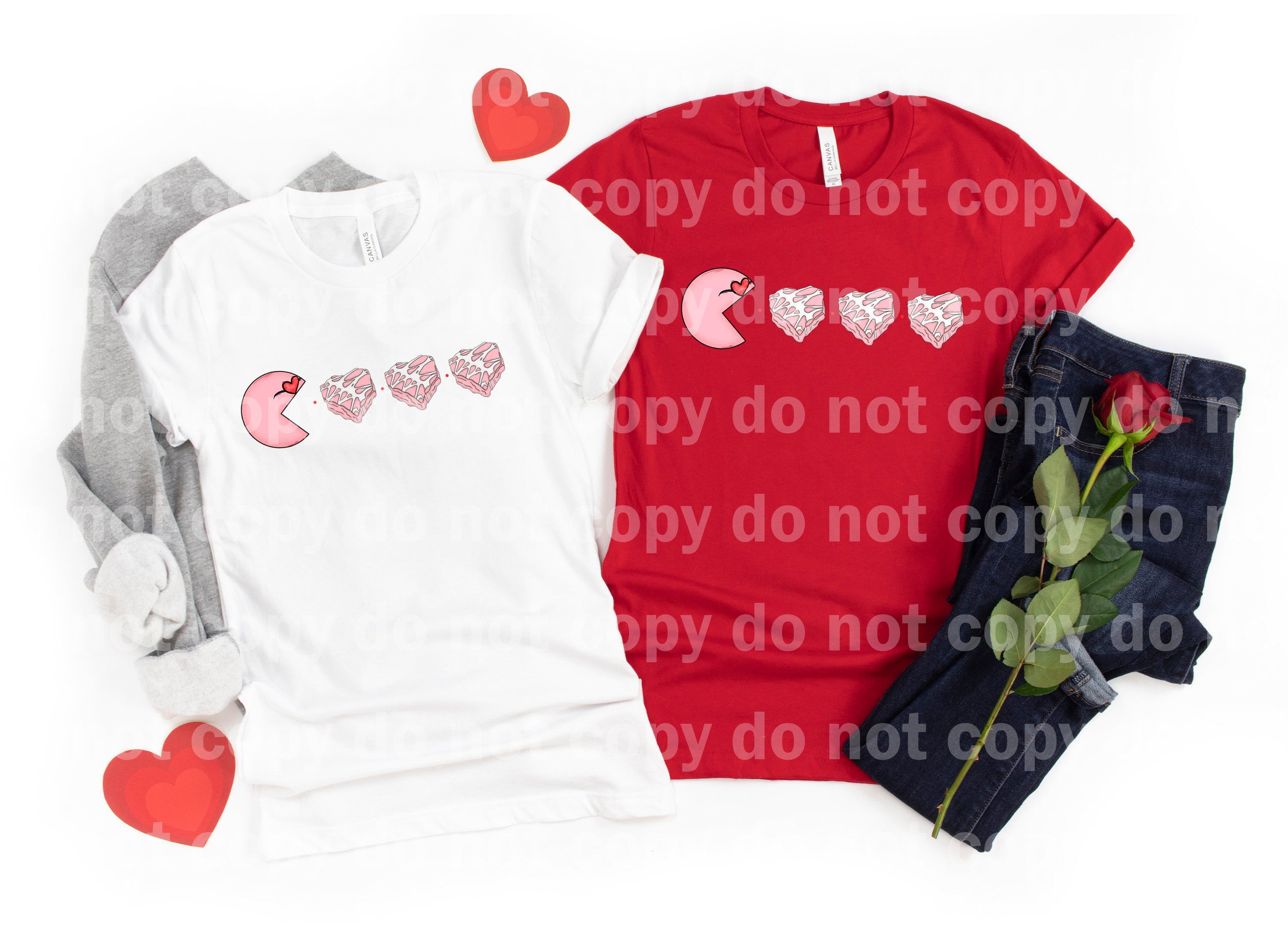 Heart Cake Pac Man Dream Print or Sublimation Print – Puttin on the Printz