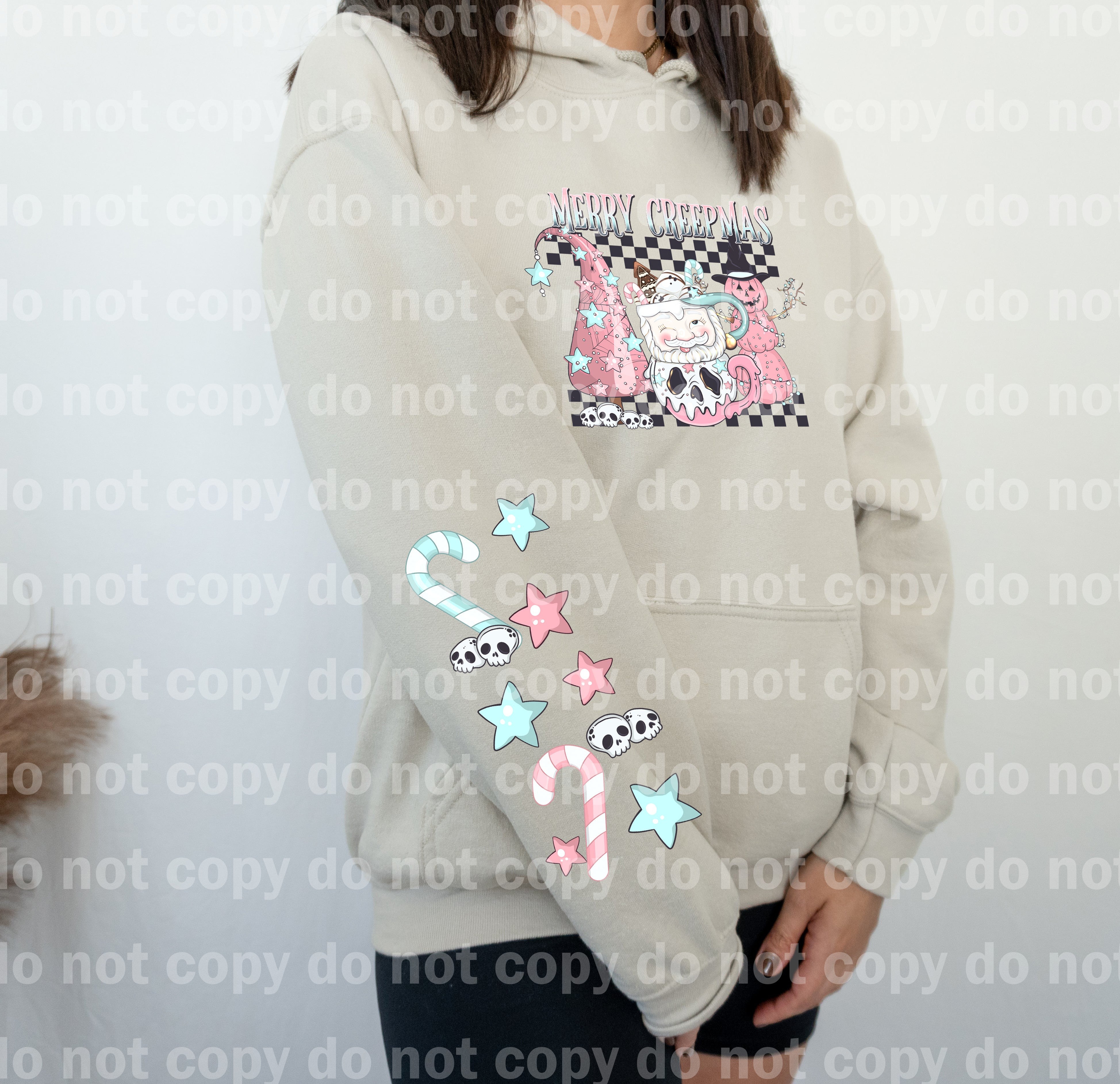 Merry Creepmas with Optional Sleeve Design Dream Print or Sublimation ...