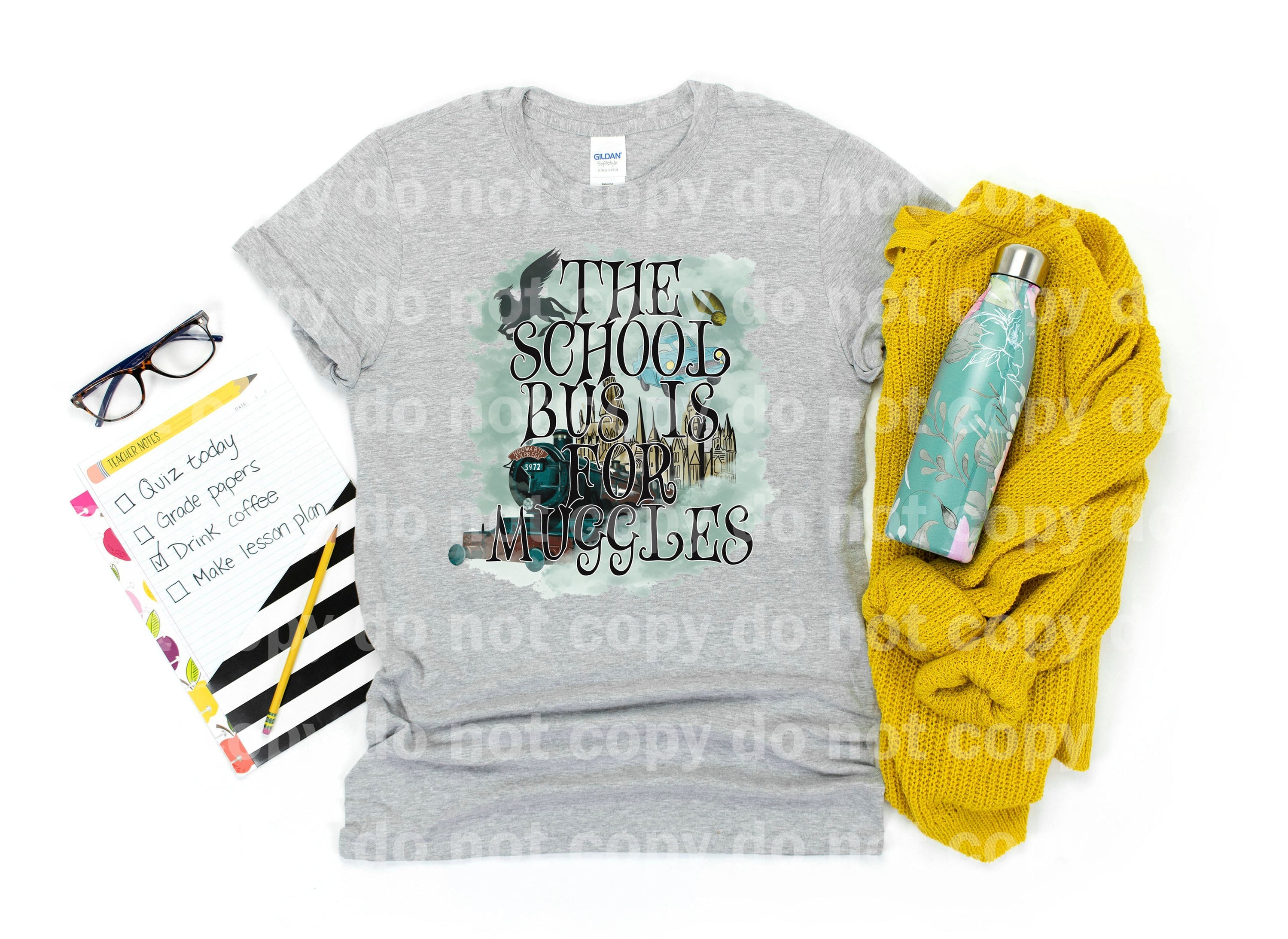 The School Bus Is For Muggles Dream Print or Sublimation Print – Puttin ...