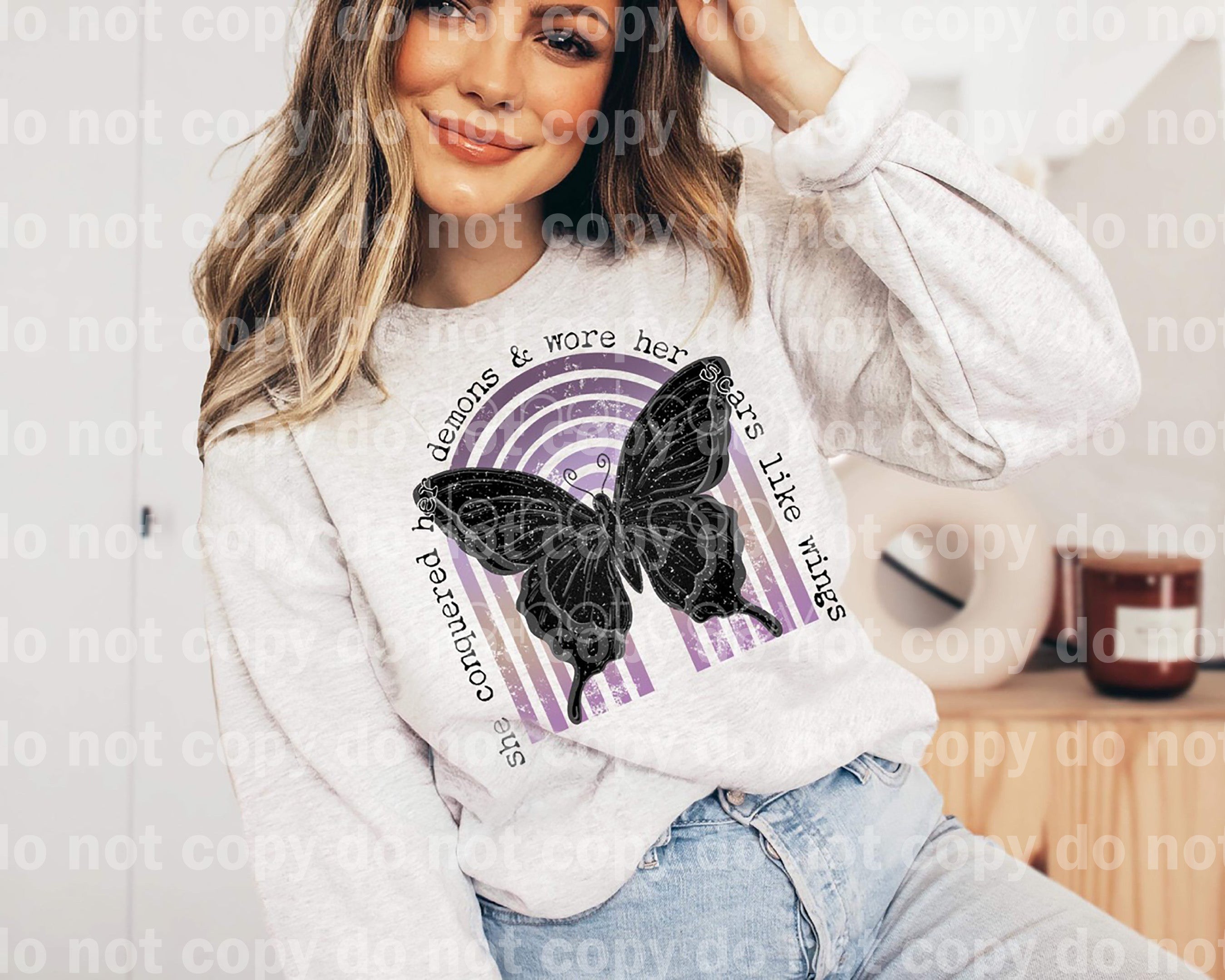 She Conquered Her Demons And Wore Her Scars Like Wings Dream Print or ...