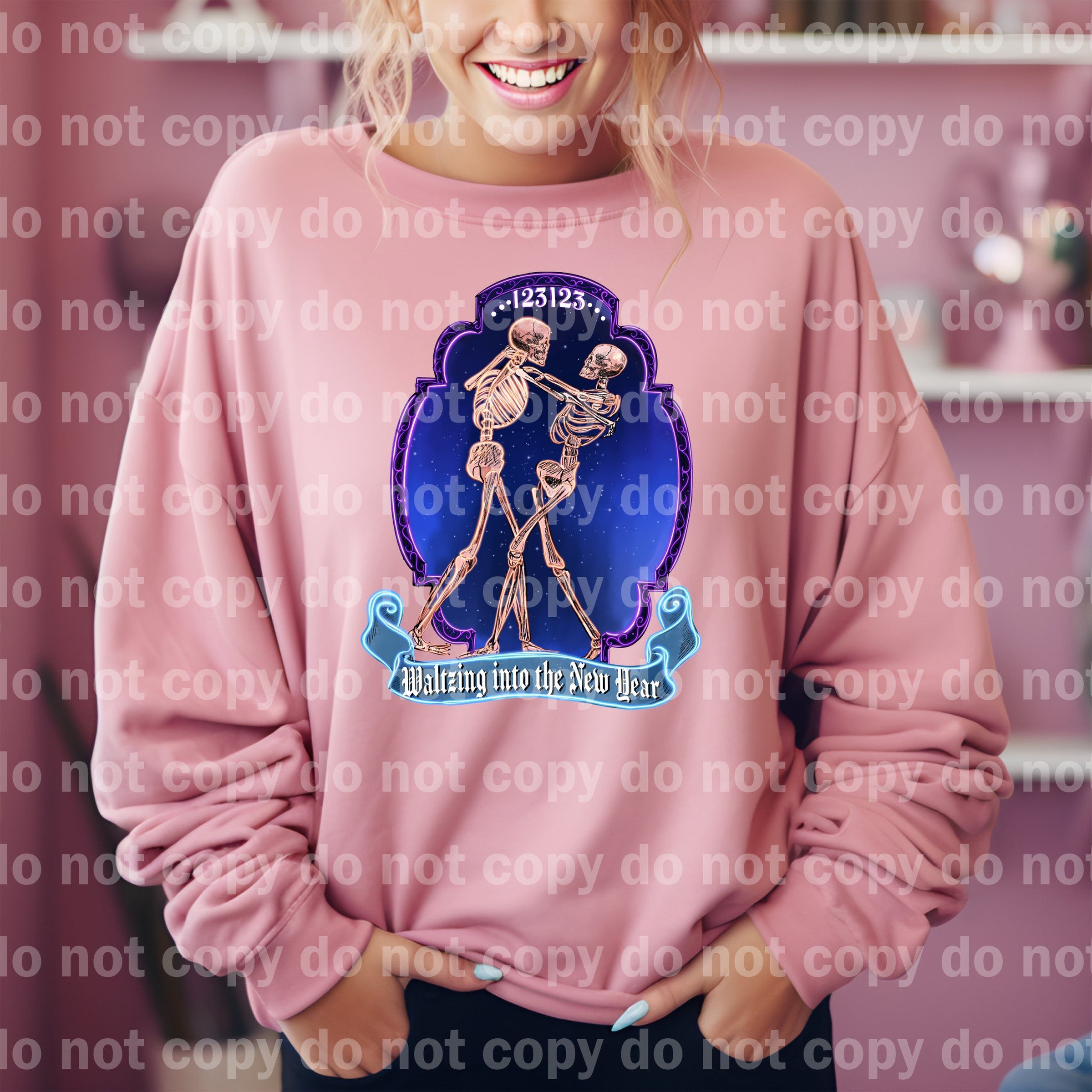 Waltzing Into The New Year Colored/White Dream Print or Sublimation Pr ...