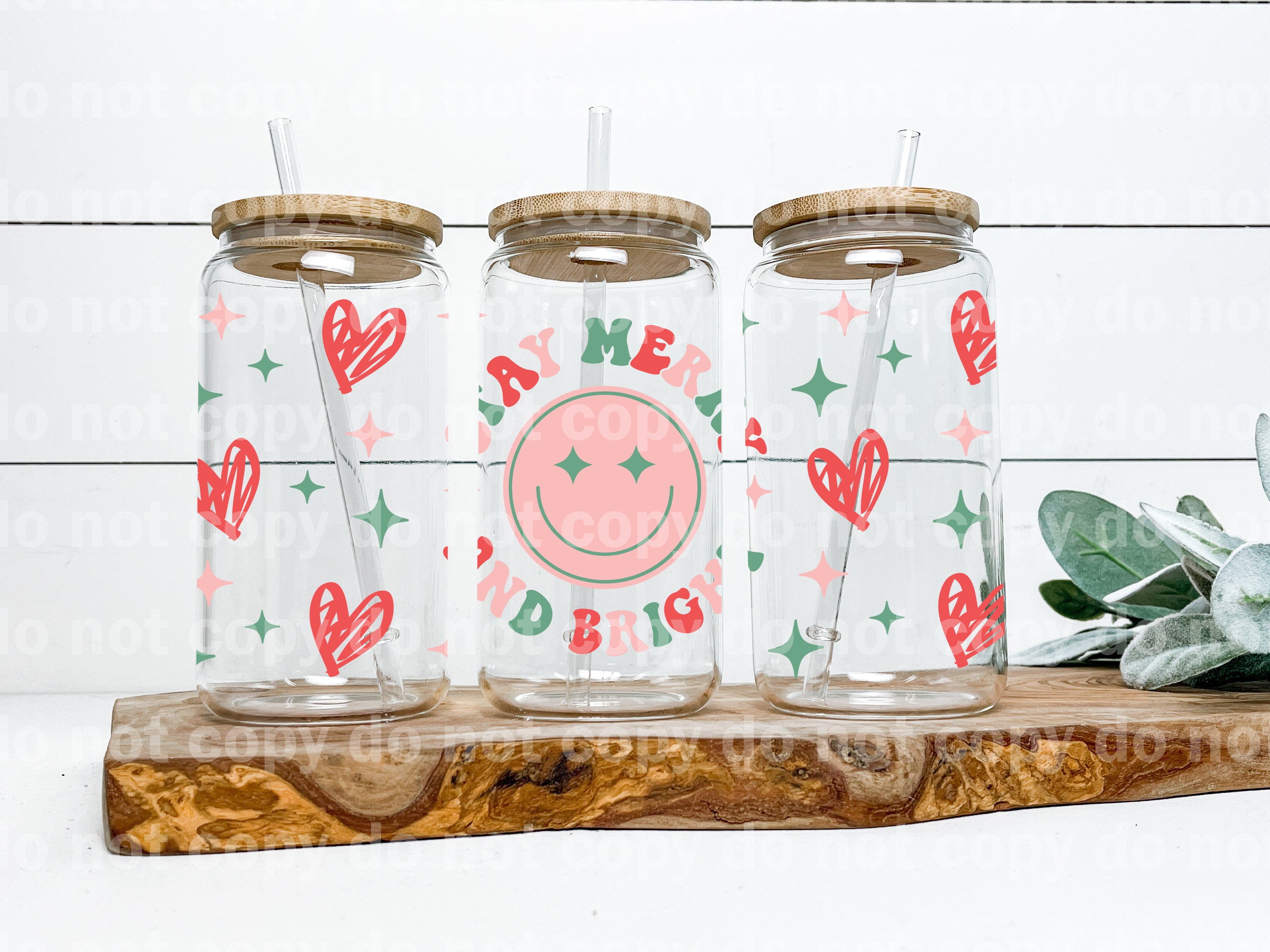 Stay Merry And Bright 16oz Cup Wrap – Puttin on the Printz