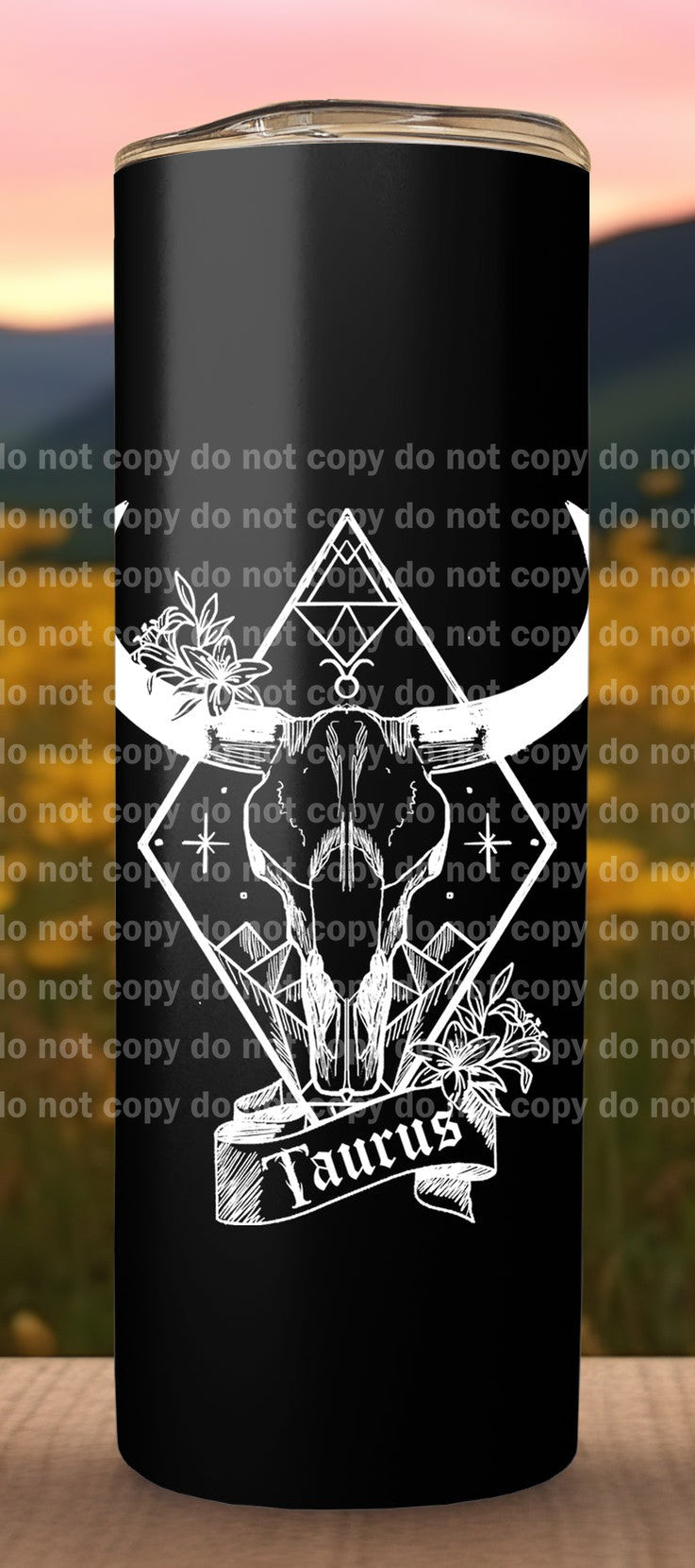 Taurus Bull Decal White 3.5 x 4.5 – Puttin on the Printz