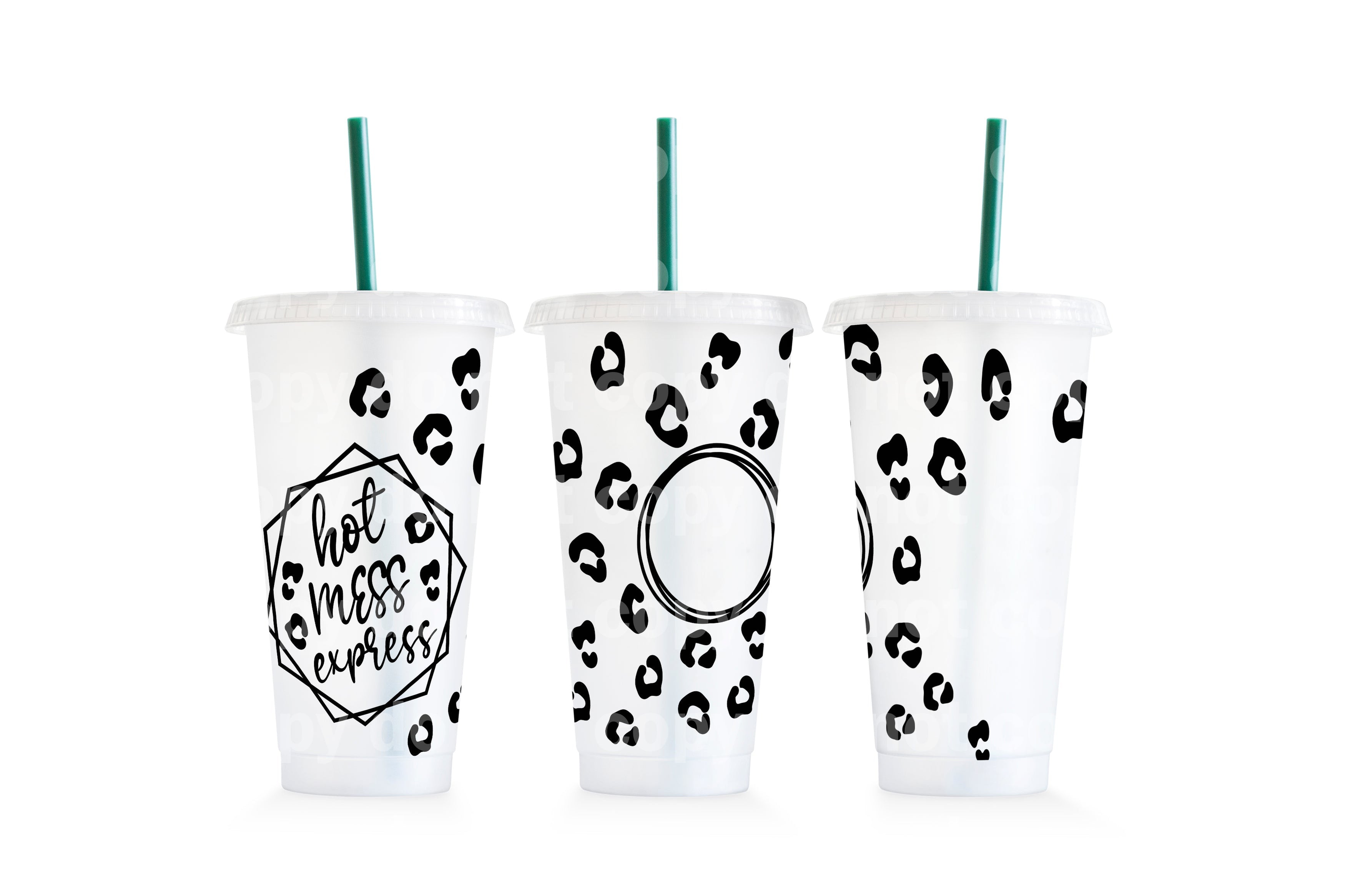 Hot Mess Express Cup Wrap 24oz Cold Cup Wrap – Puttin on the Printz