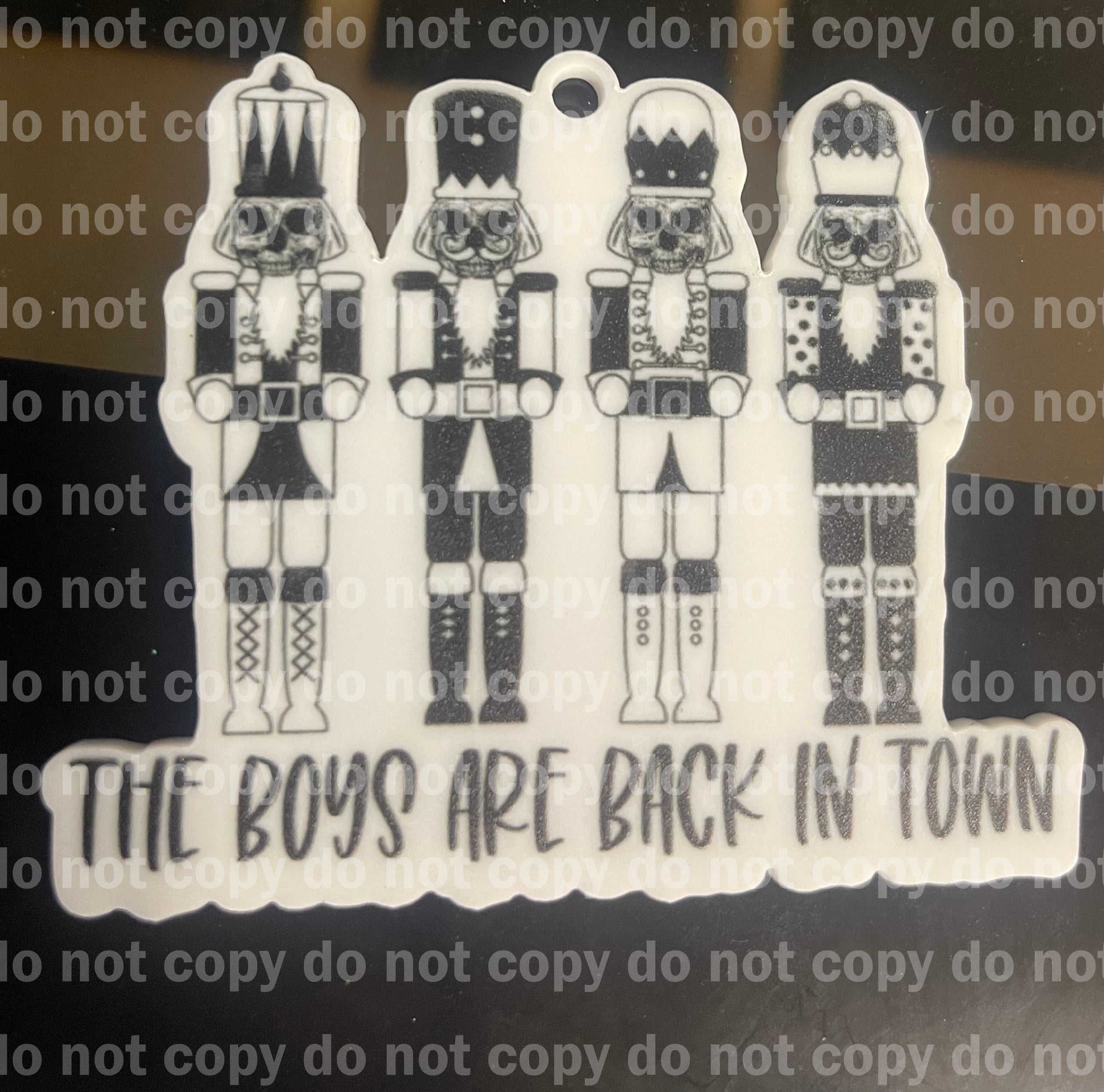The boys are back in town Skeleton nutcracker Spooky Christmas ornamen ...