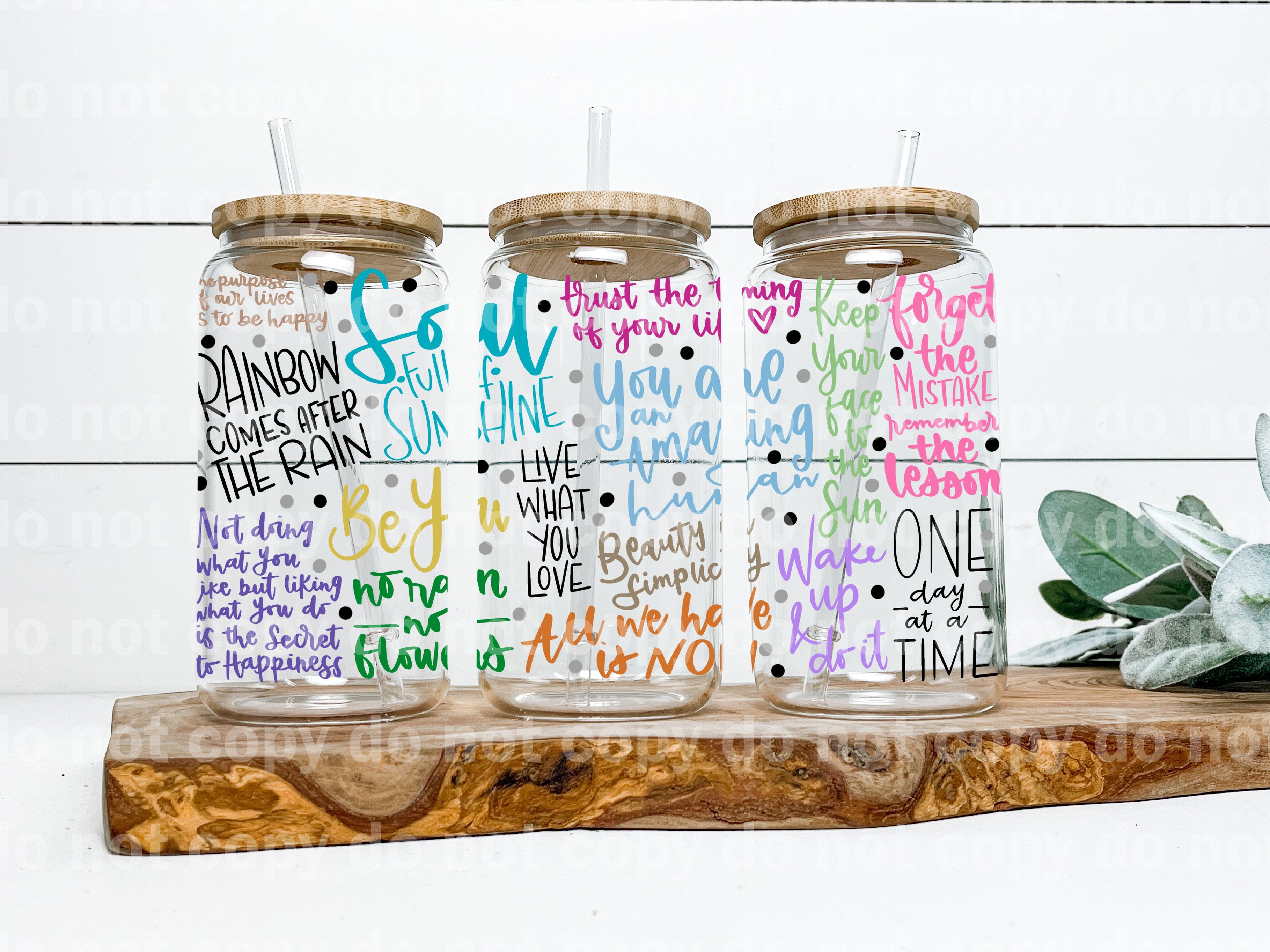 Inspirational Quotes 16oz Cup Wrap – Puttin on the Printz