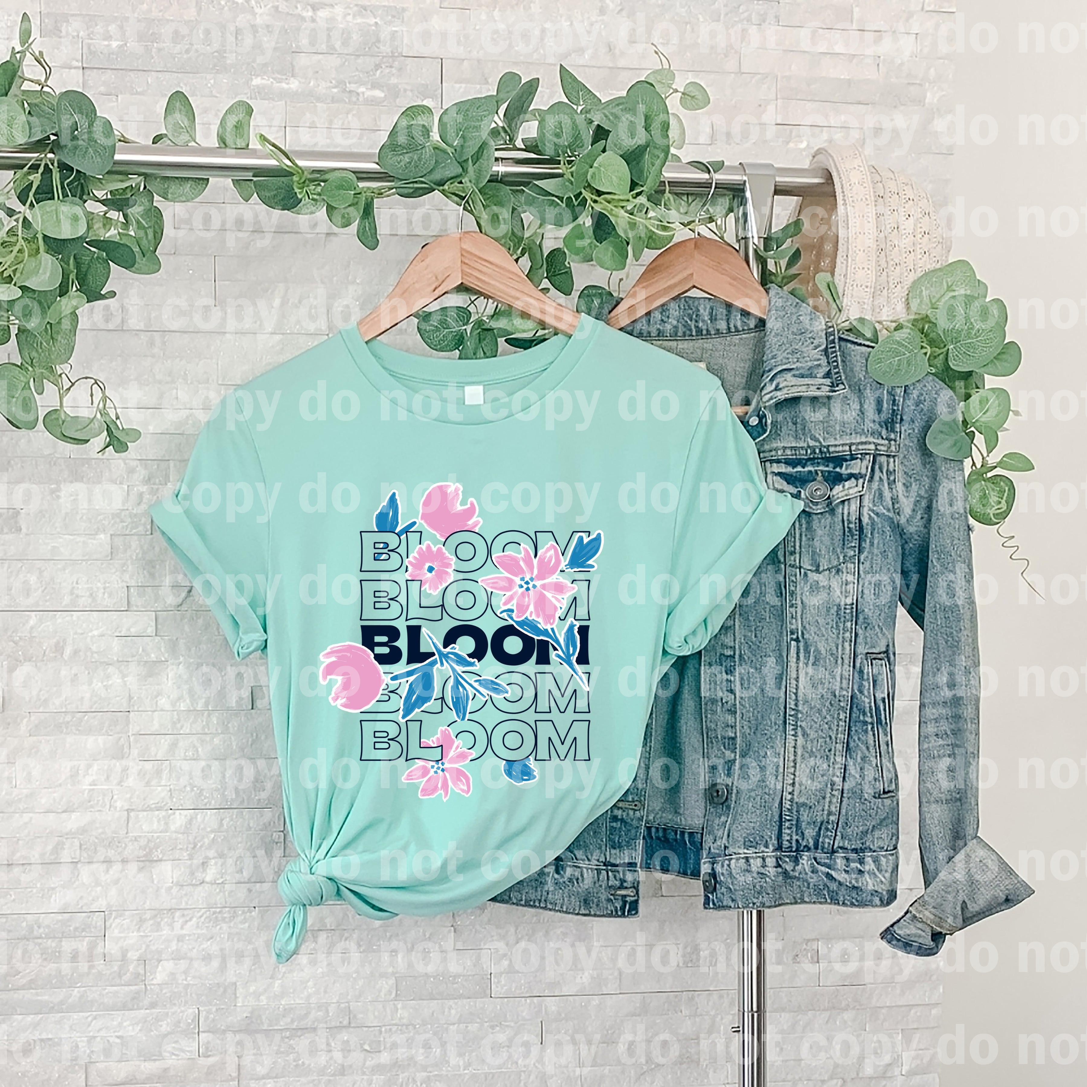 Bloom Word Stack Floral Dream print transfer – Puttin on the Printz