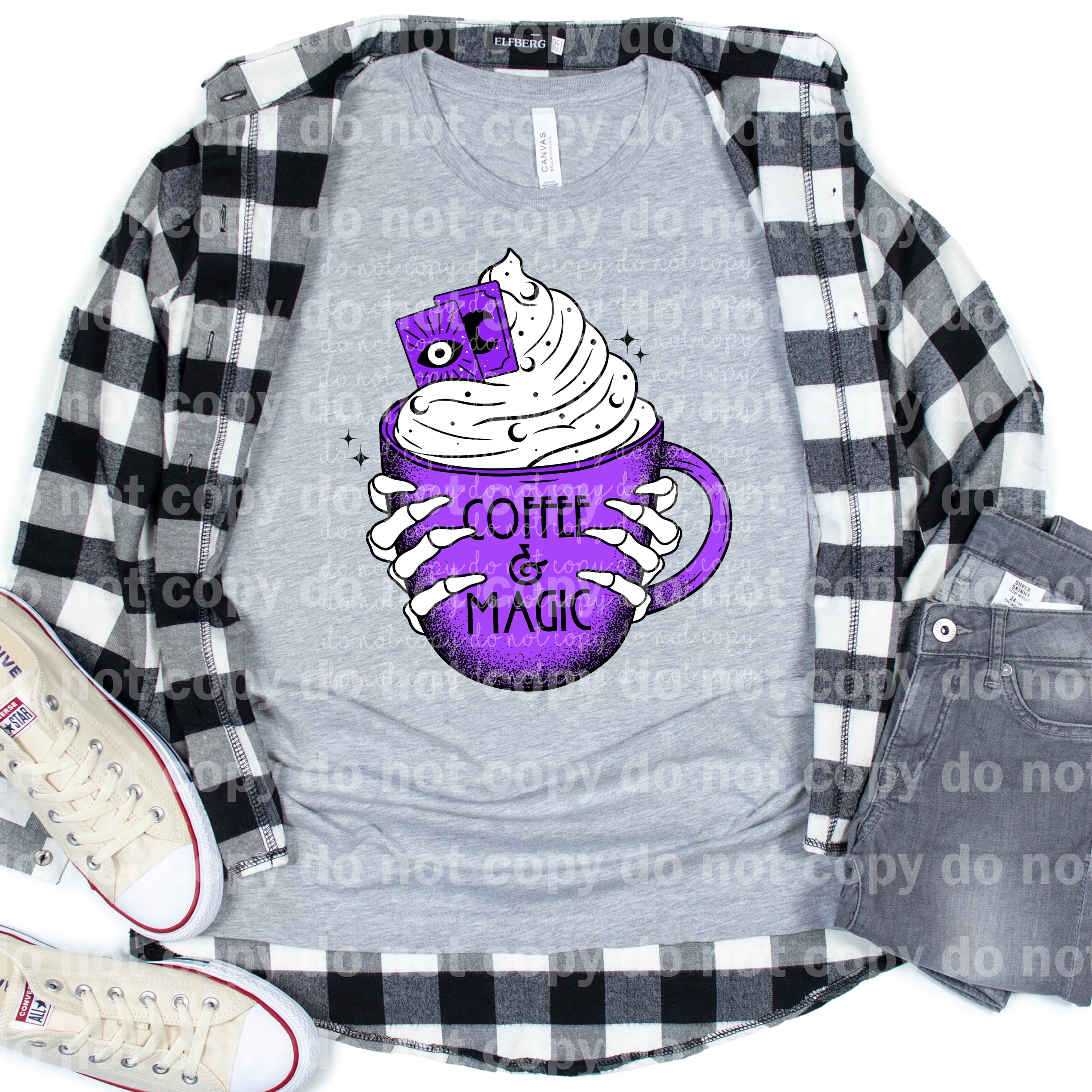 Coffee and Magic Mug Full Color/One Color Dream Print or Sublimation P ...