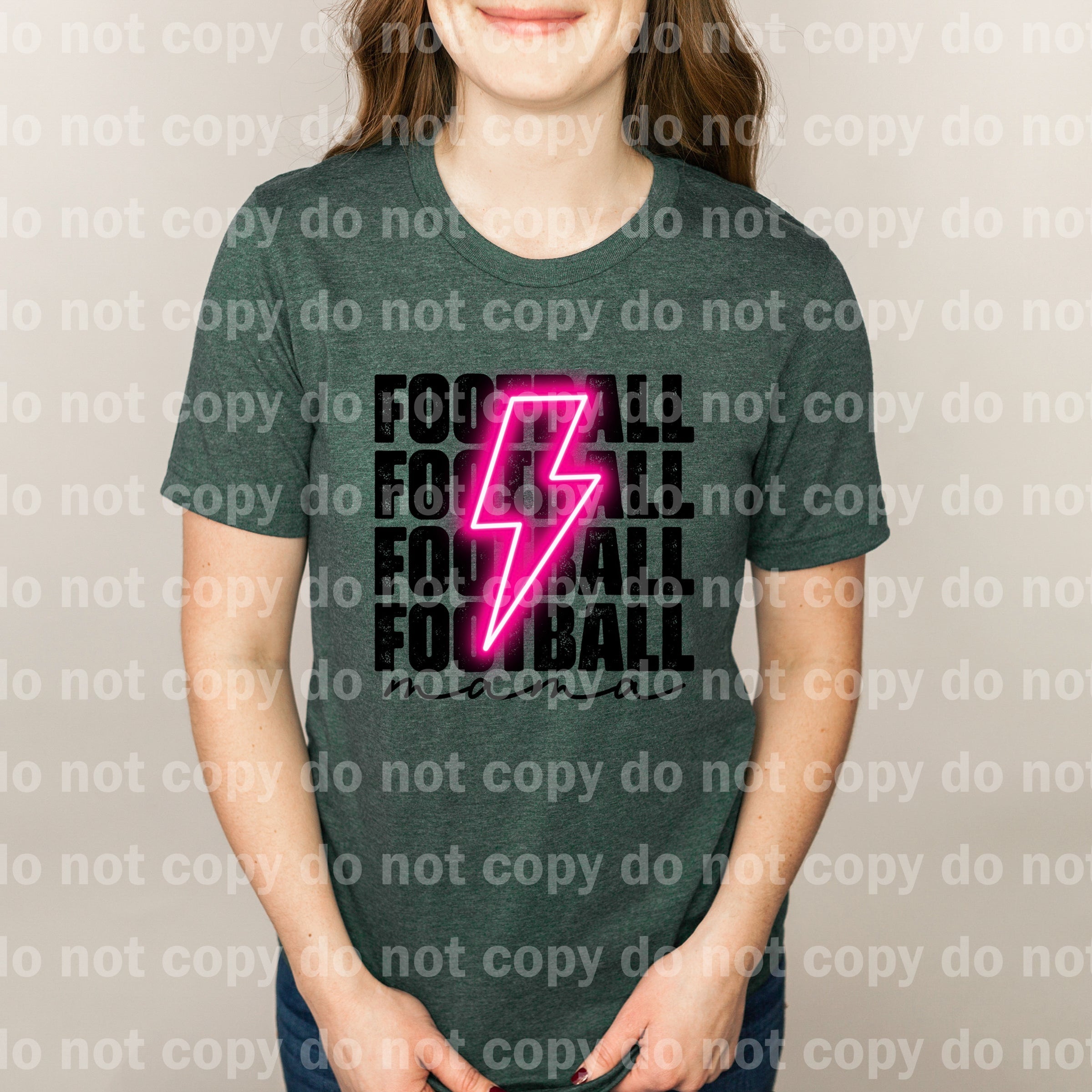 Football Mama Neon Pink Dream Print or Sublimation Print – Puttin on ...