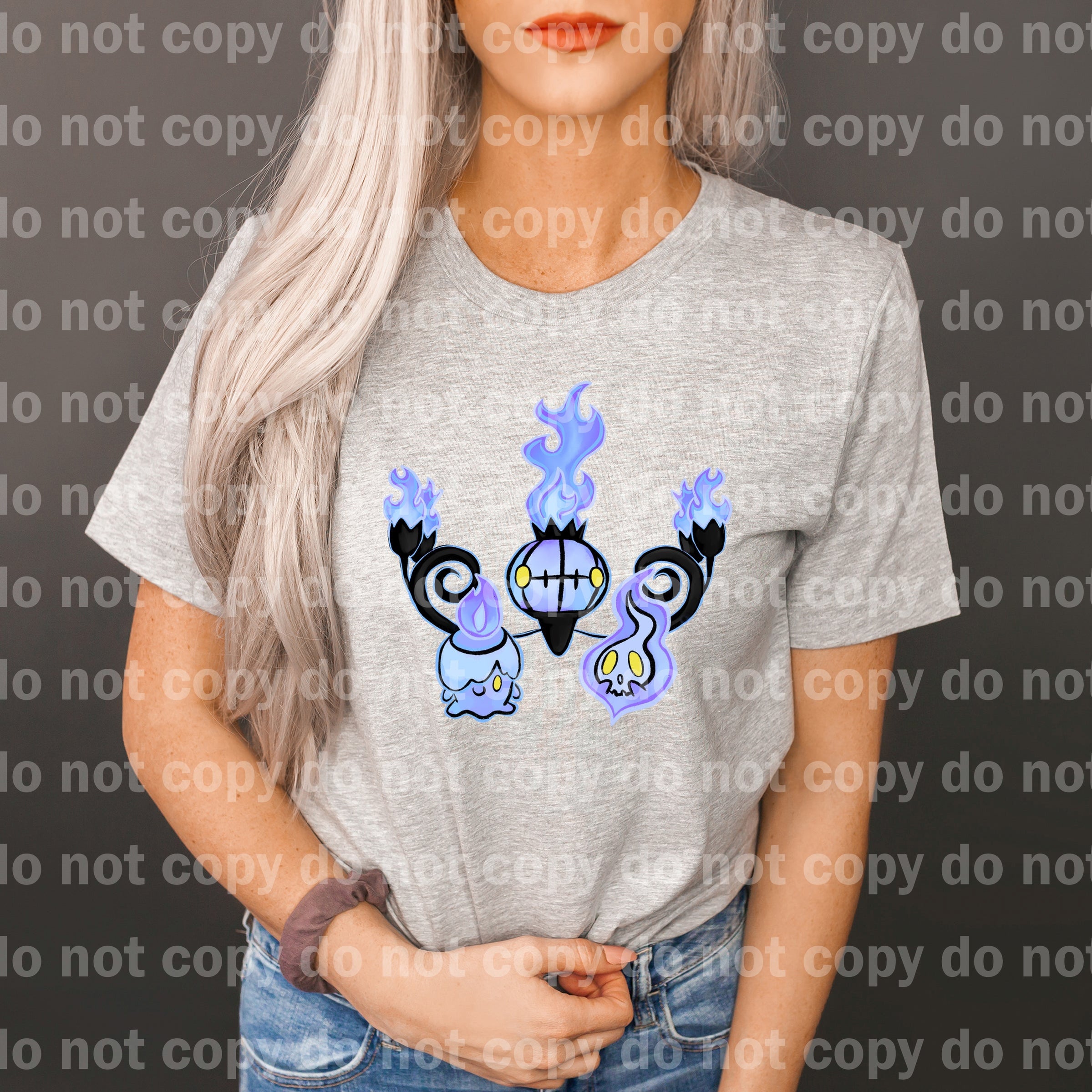 Ghost Fire Type Pocket Monster Dream Print or Sublimation Print ...