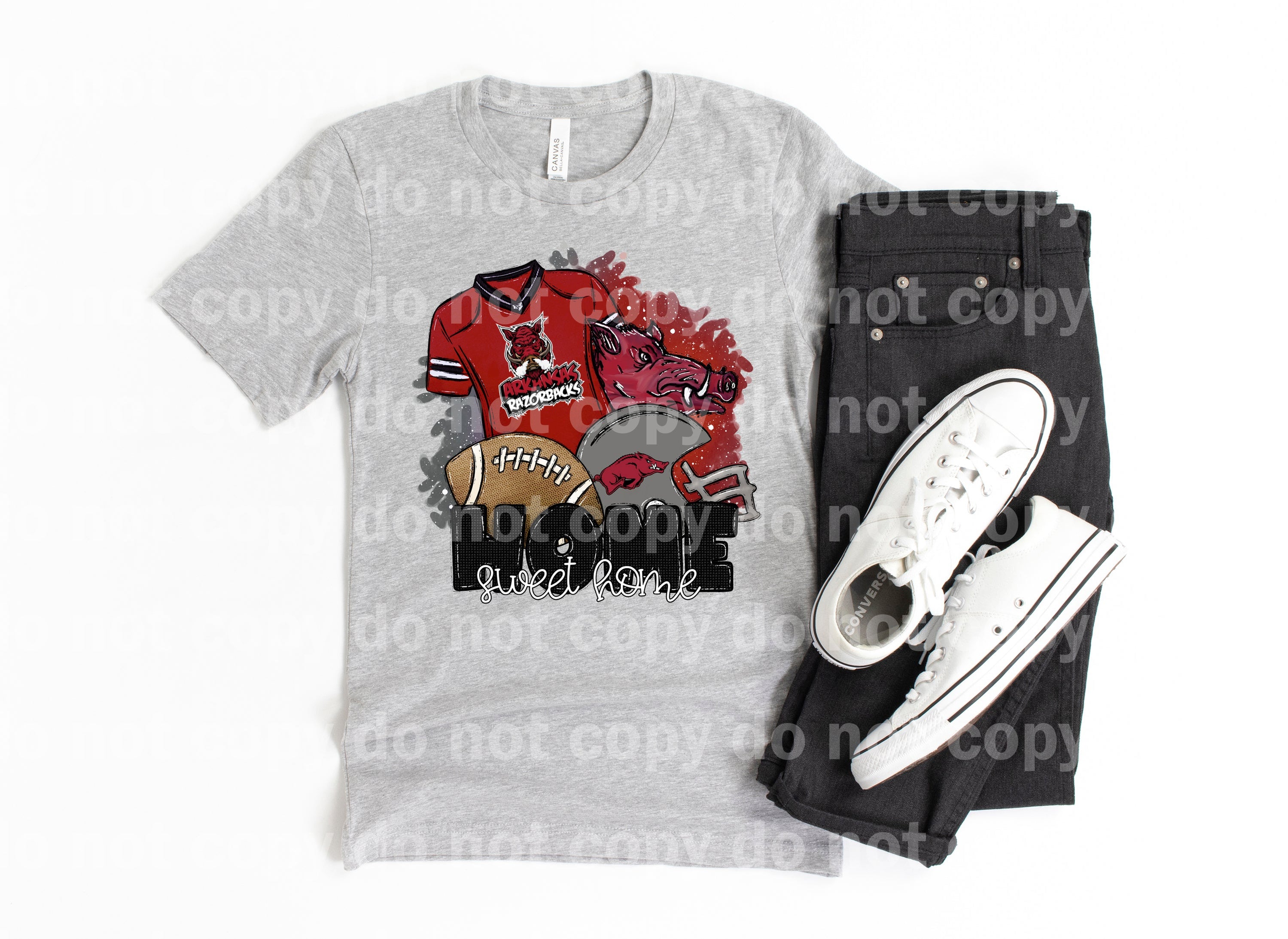Home Sweet Home Football Wild Boar Dream Print or Sublimation Print ...