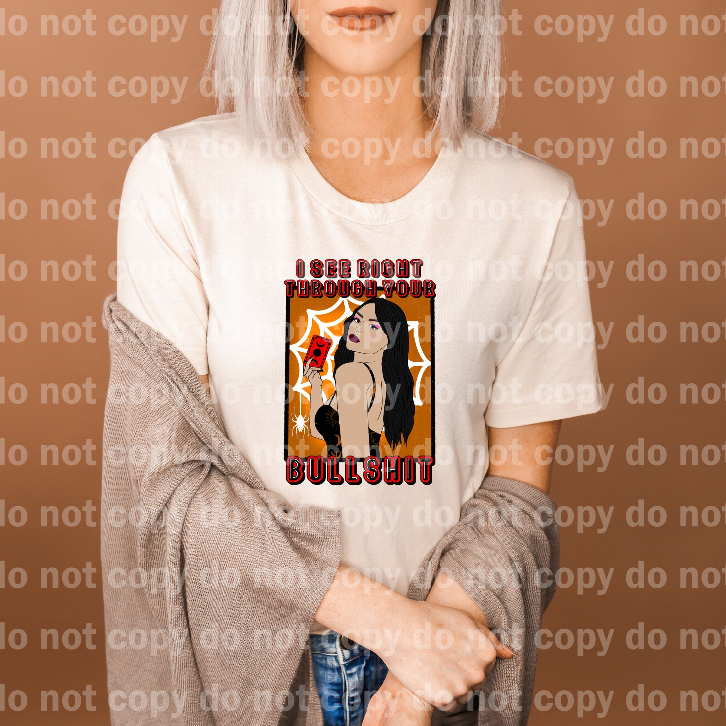 I See Right Through Your Bullshit Light Skin Tone Dream Print or Subli ...