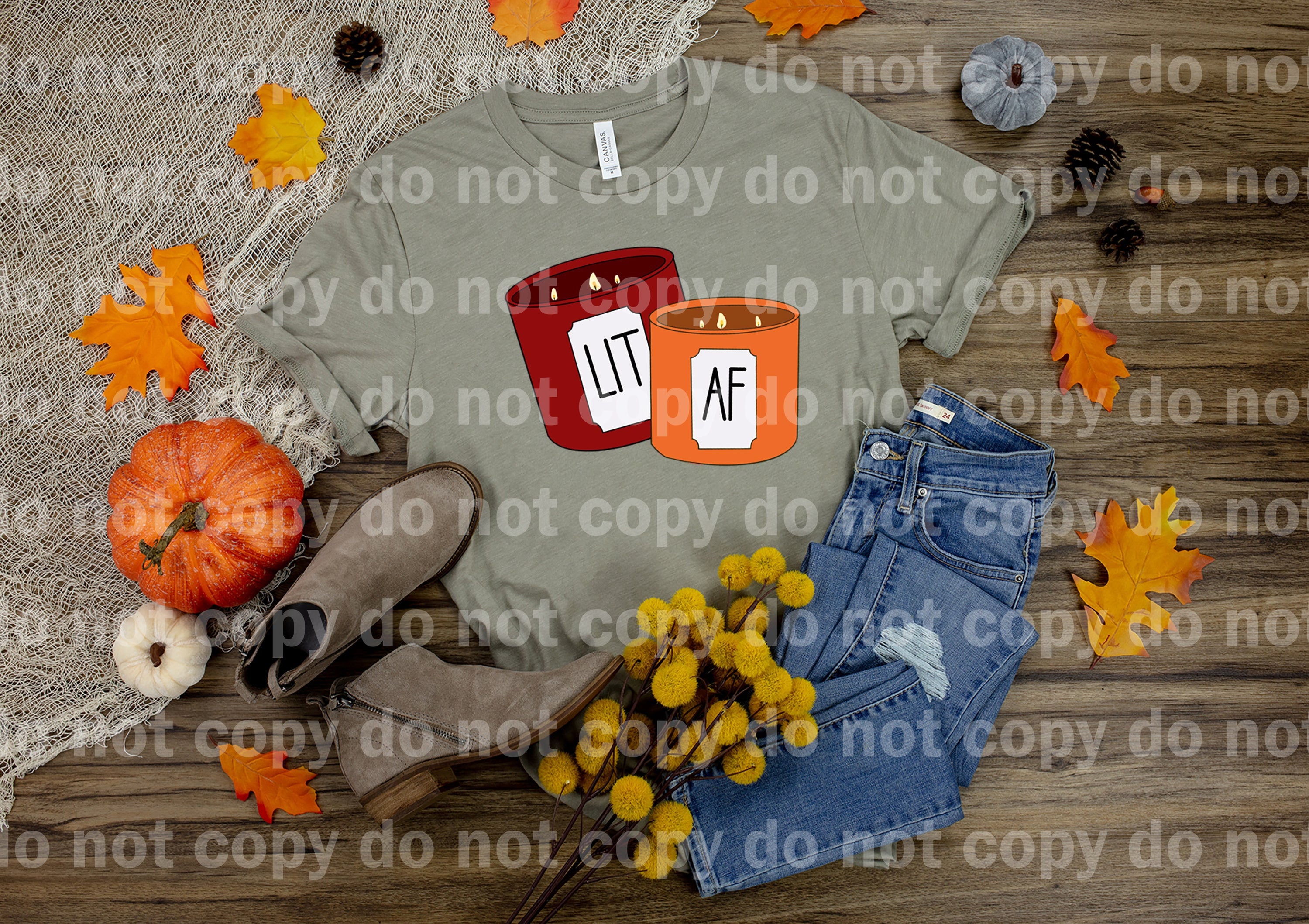 Lit AF Candles Dream Print or Sublimation Print – Puttin on the Printz