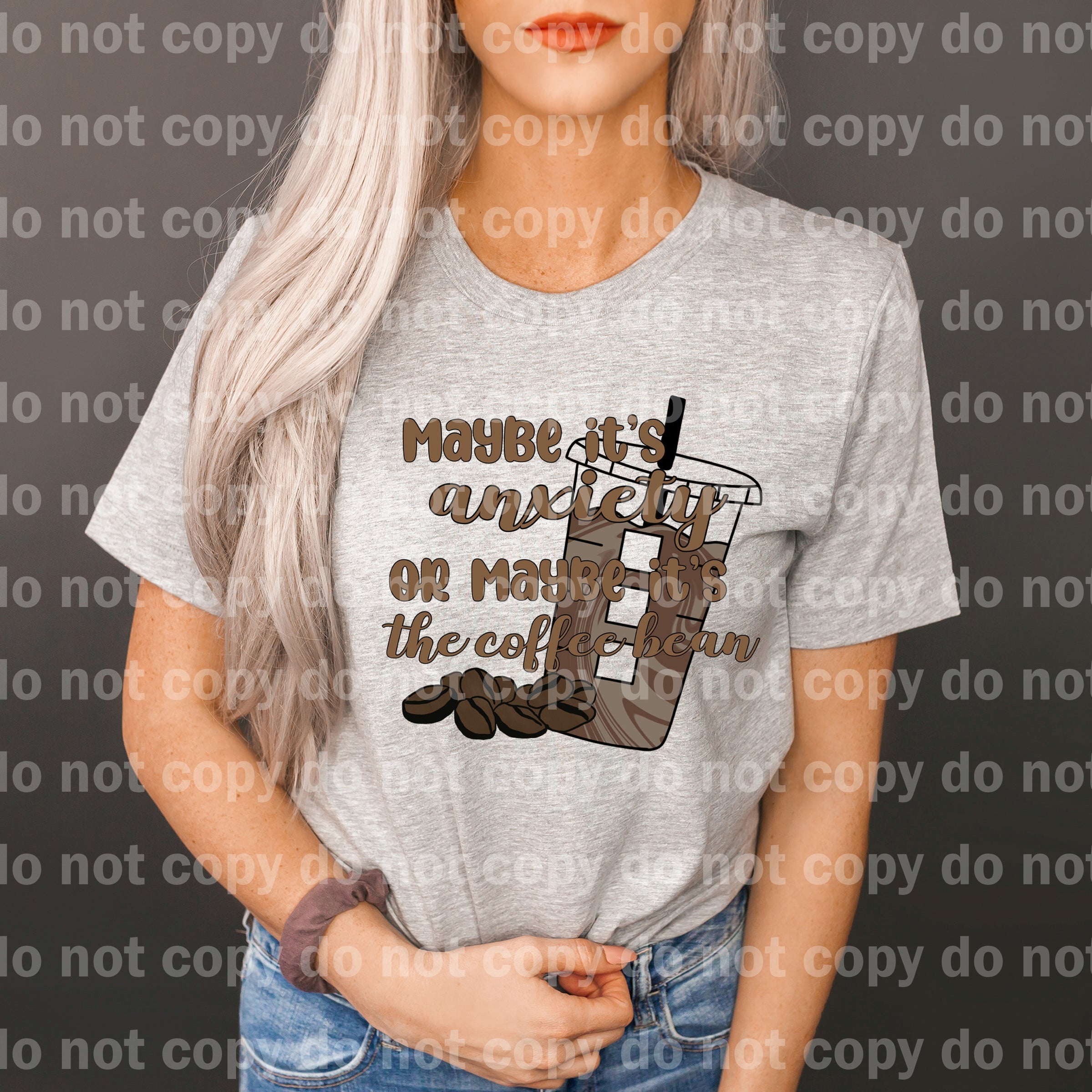 Maybe It's Anxiety Or Maybe It's The Coffee Bean Dream Print or Sublim ...
