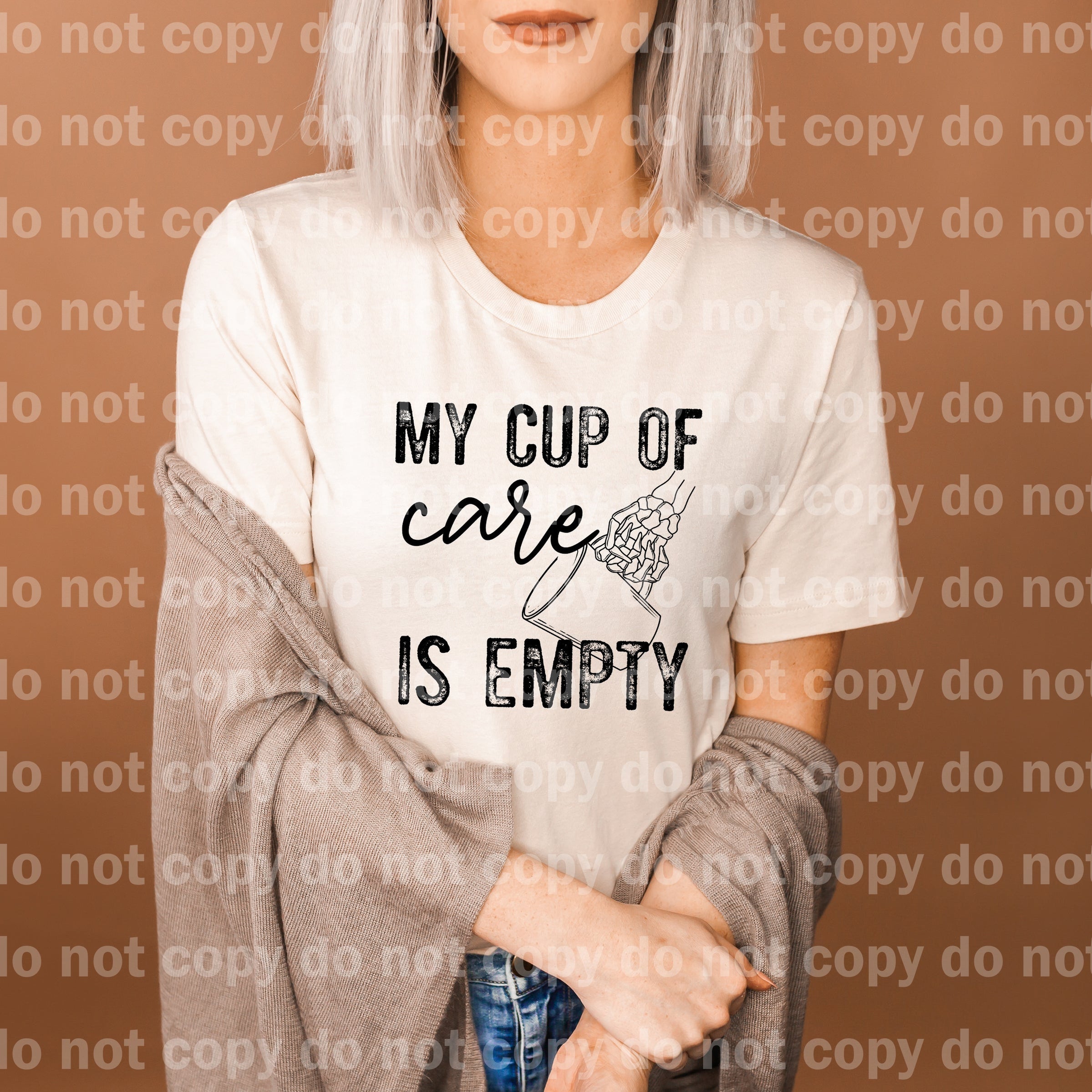 My Cup Of Care Is Empty Dream Print or Sublimation Print – Puttin on ...