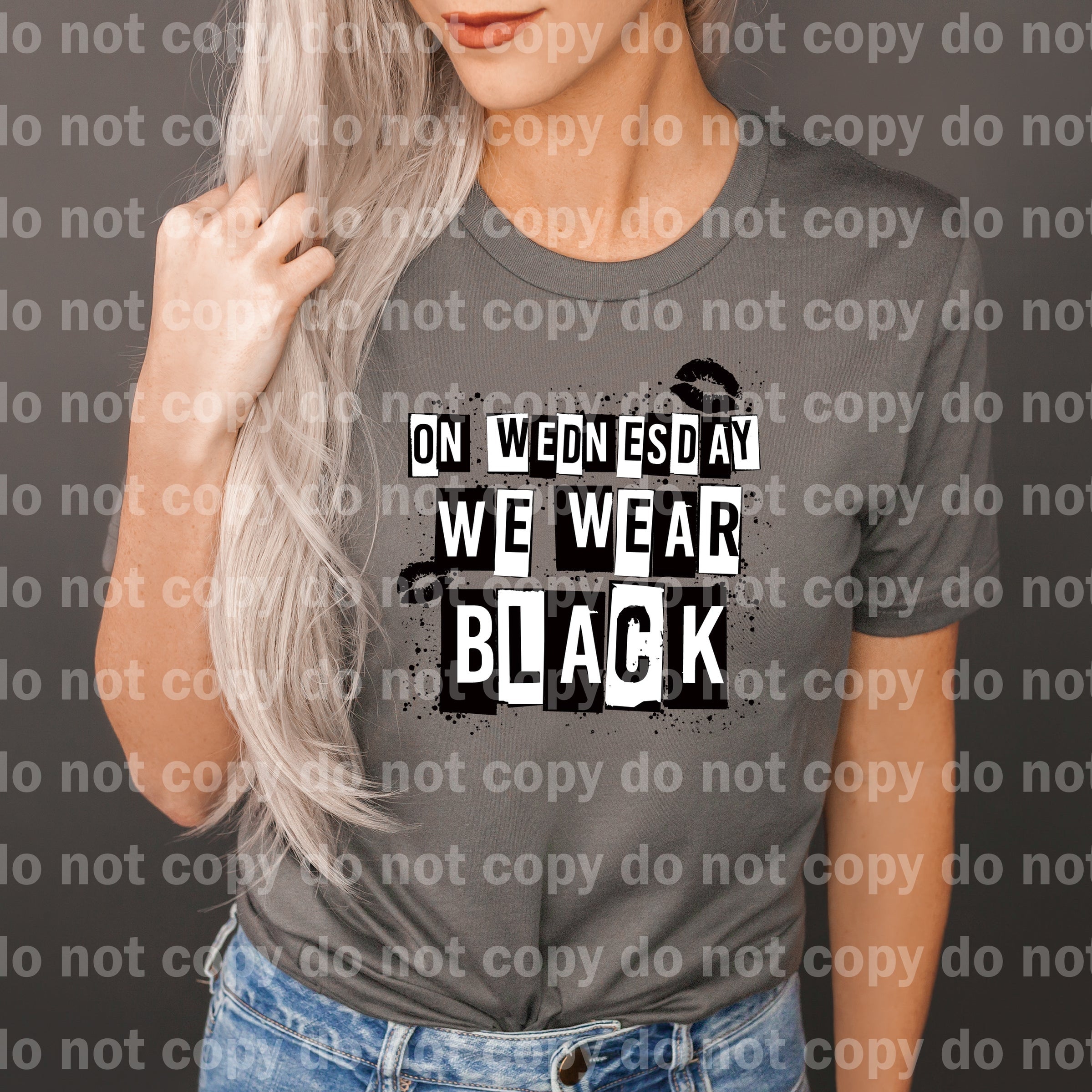 On Wednesday We Wear Black Dream Print or Sublimation Print – Puttin on ...