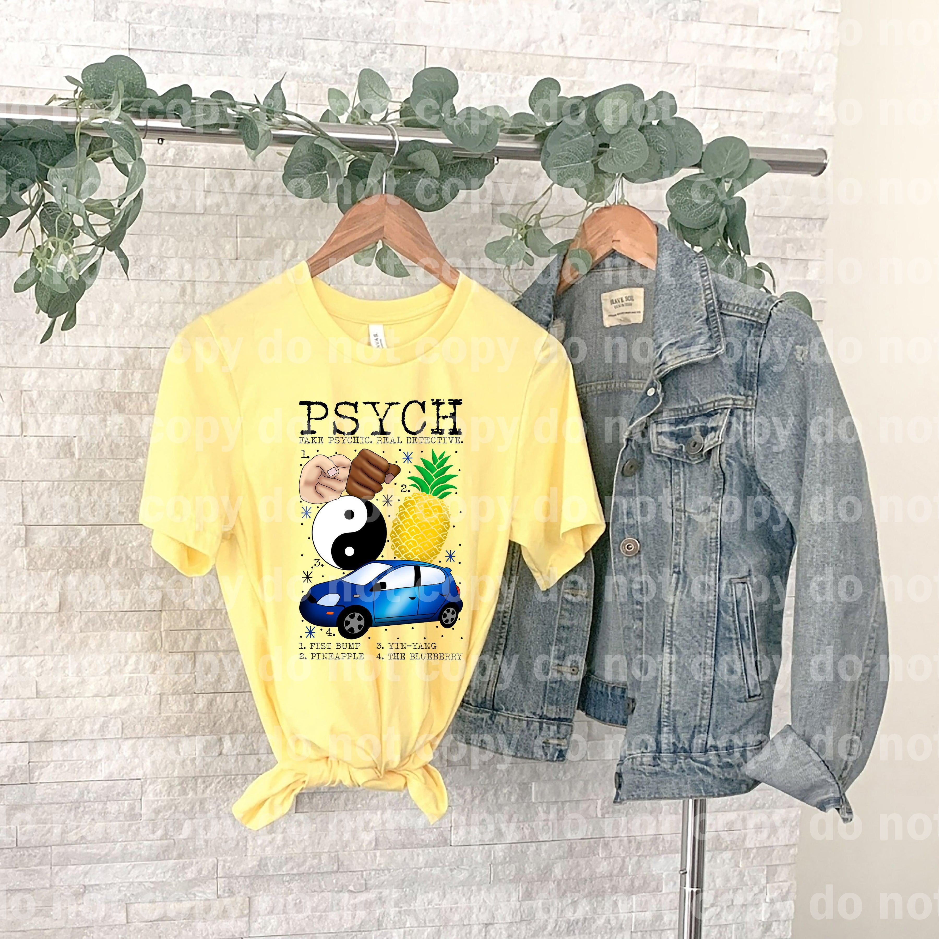 Psych Fake Psychic Real Detective Fist Bump Pineapple Yin-yang The Blu ...