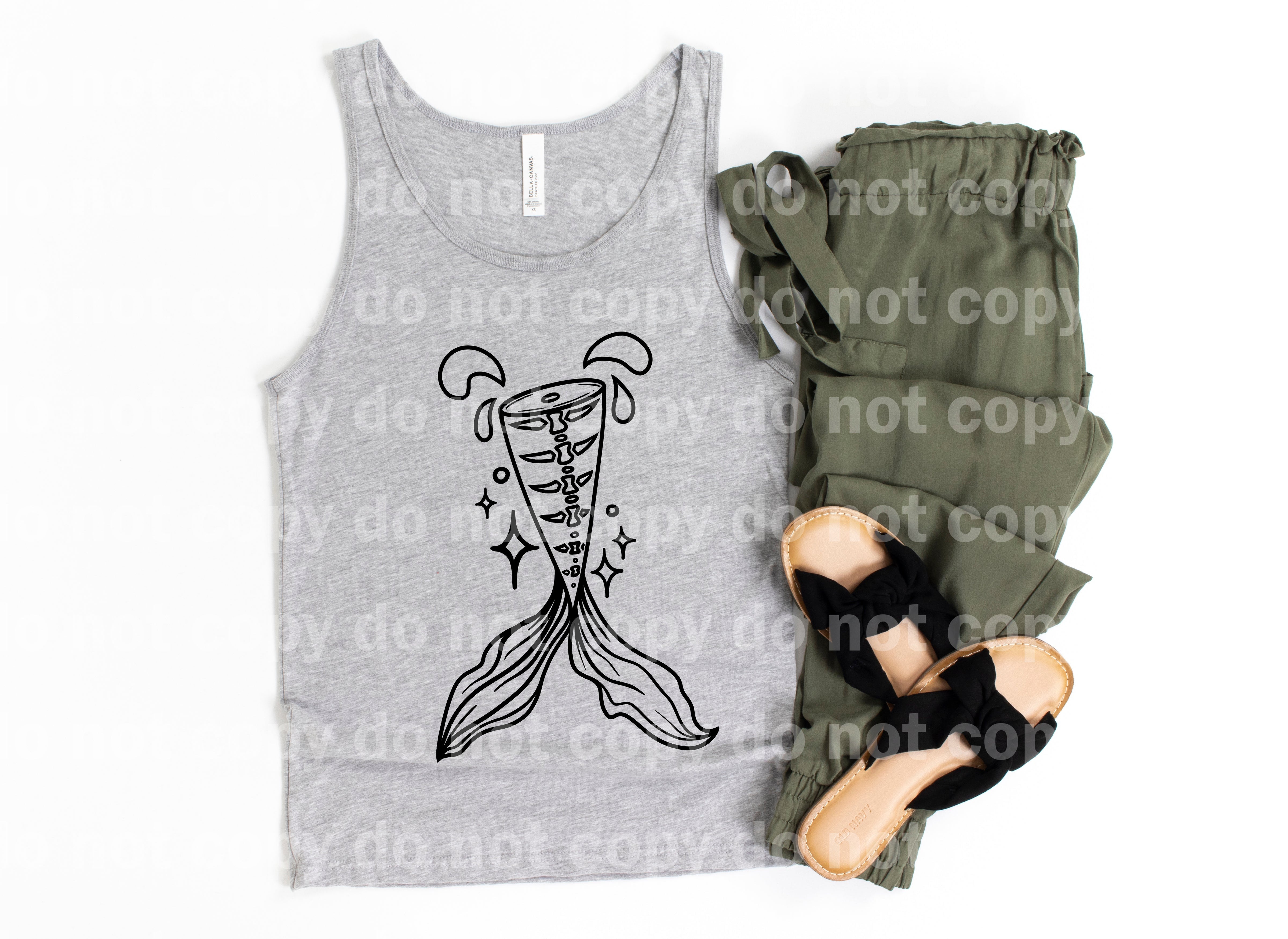 Skeleton Mermaid Tail Dream Print or Sublimation Print – Puttin on the ...