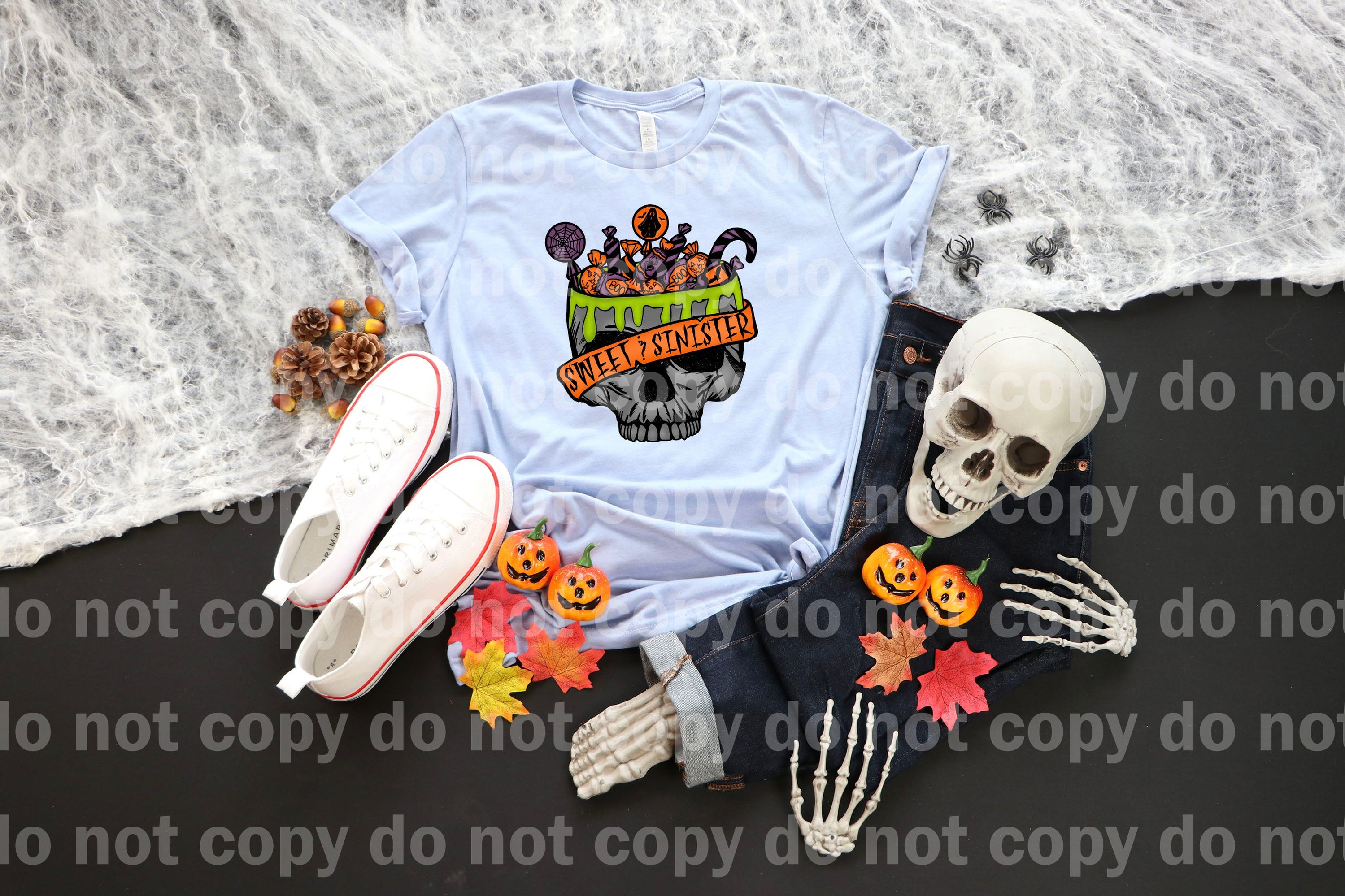 Sweet And Sinister Skull Candies Full Color/One Color Dream Print or S ...