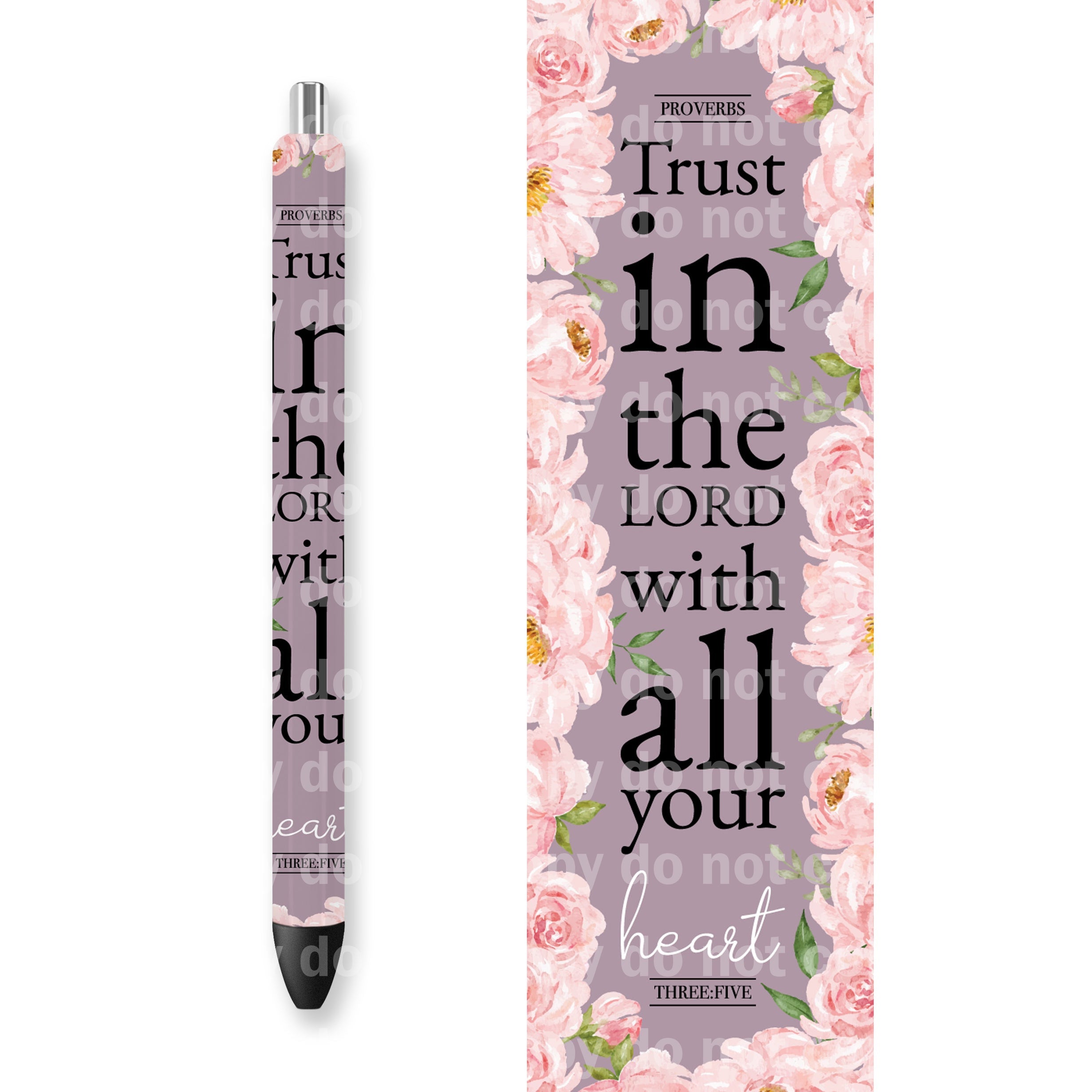 Trust In The Lord Pen Wrap – Puttin on the Printz